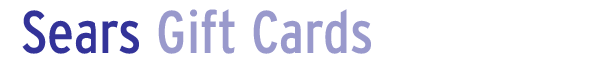 Sears Gift Cards - Flyers Online