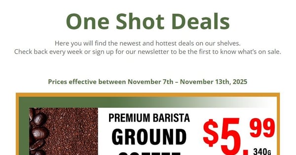 Country Traditions - One Shot Deals Flyer from Nov 7th to Nov 13th 2025 ...
