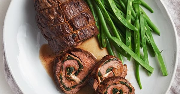 Cheese-Stuffed Roast Flank Steak Recipe - Flyers Online