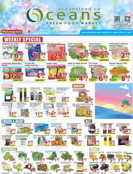 Oceans Fresh Food Market Mississauga Hurontario Street Weekly Flyers ...