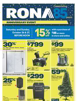 Rona Ontario Weekly Flyers | Flyers Online