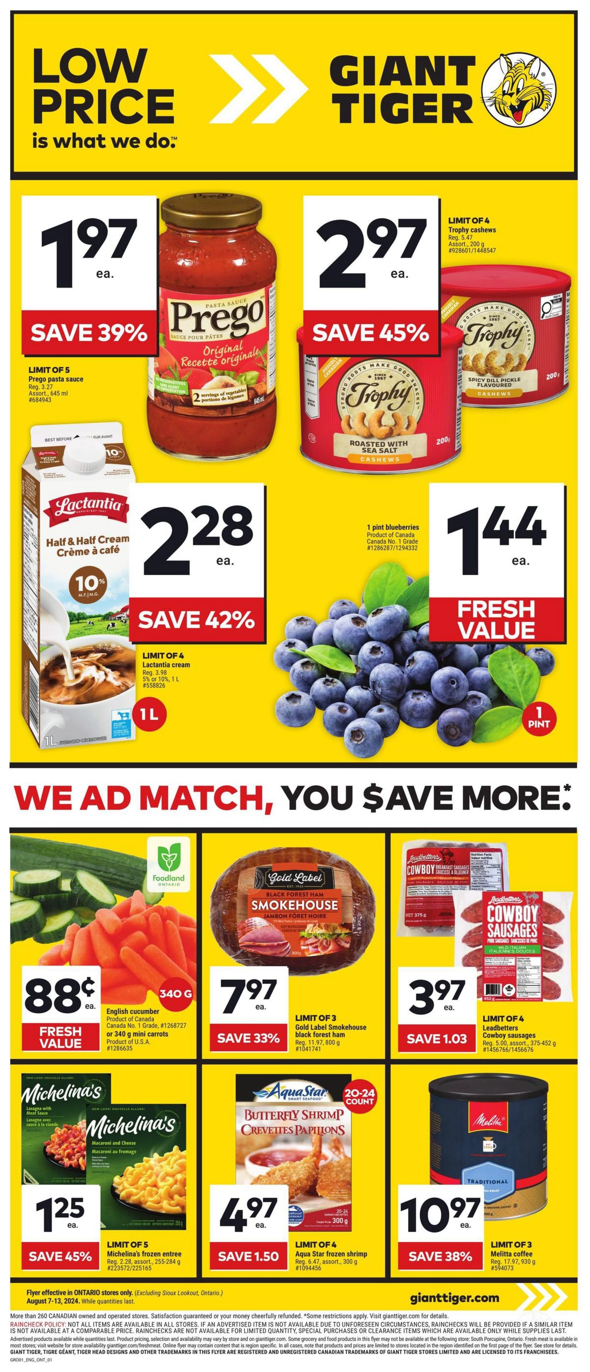 Giant Tiger Thunder Bay - 349 Main Street - Ontario | Flyers Online