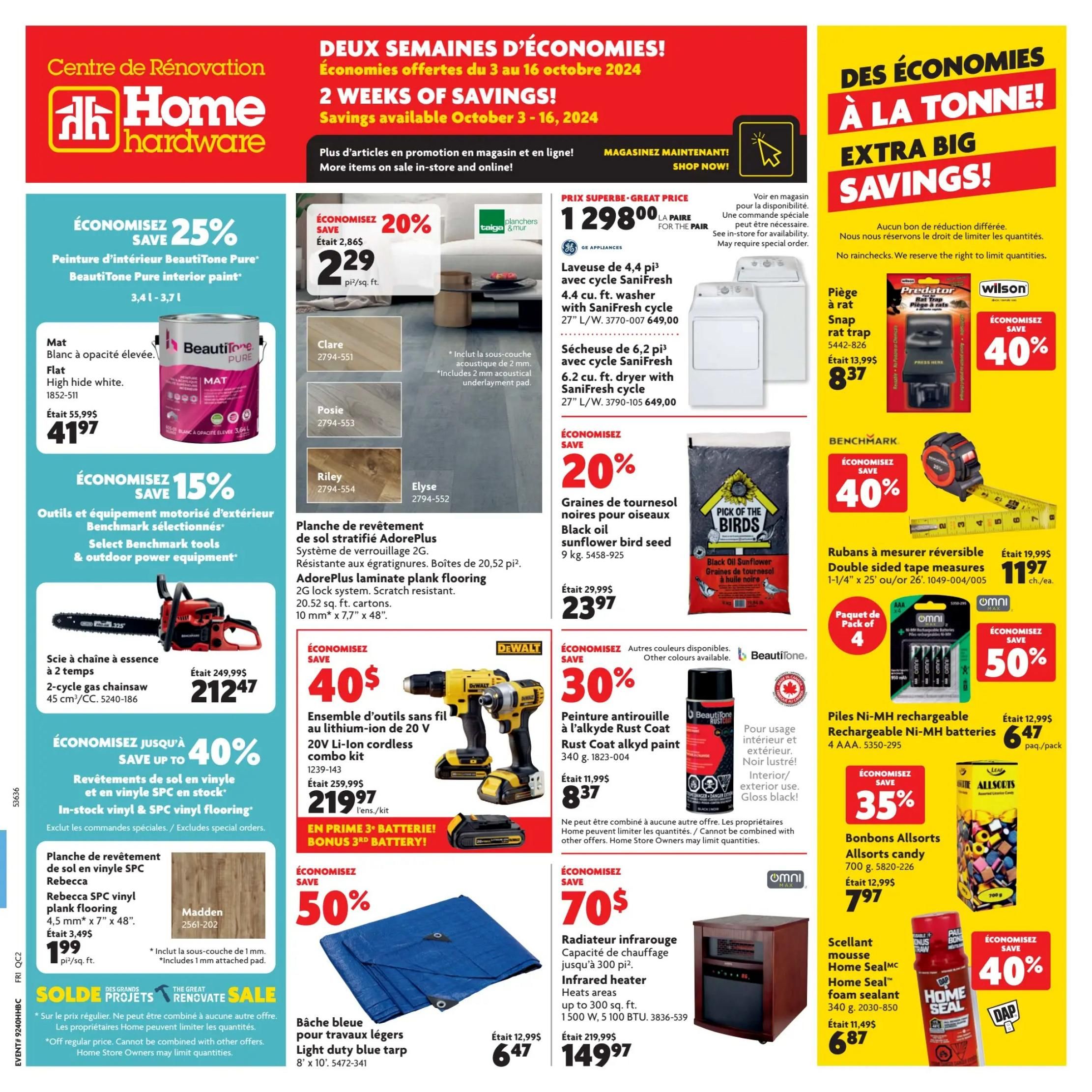 Home Hardware Dryden - 509 Government Road - Ontario | Flyers Online