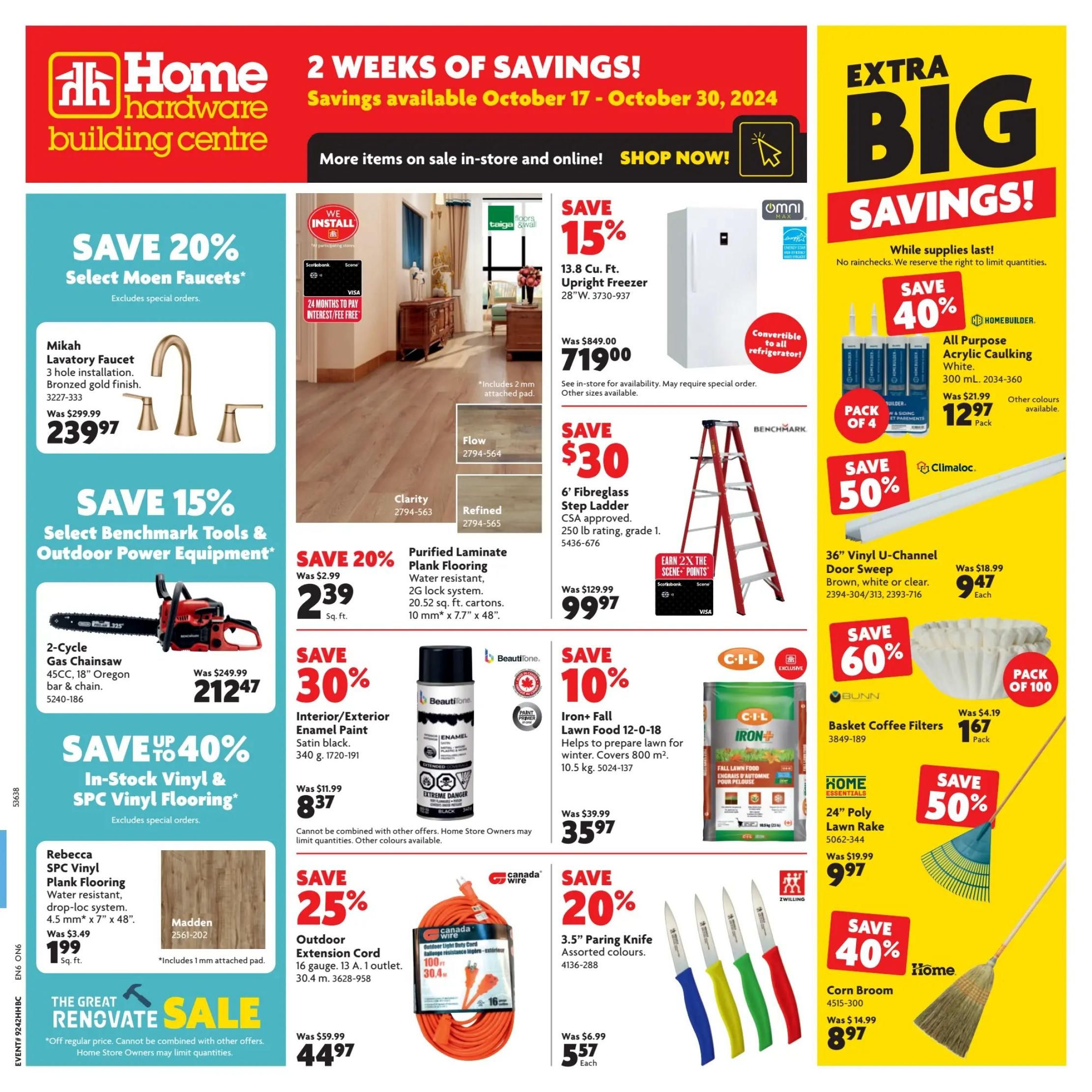Home Hardware Cambridge - 200 Franklin Boulevard - Ontario | Flyers Online