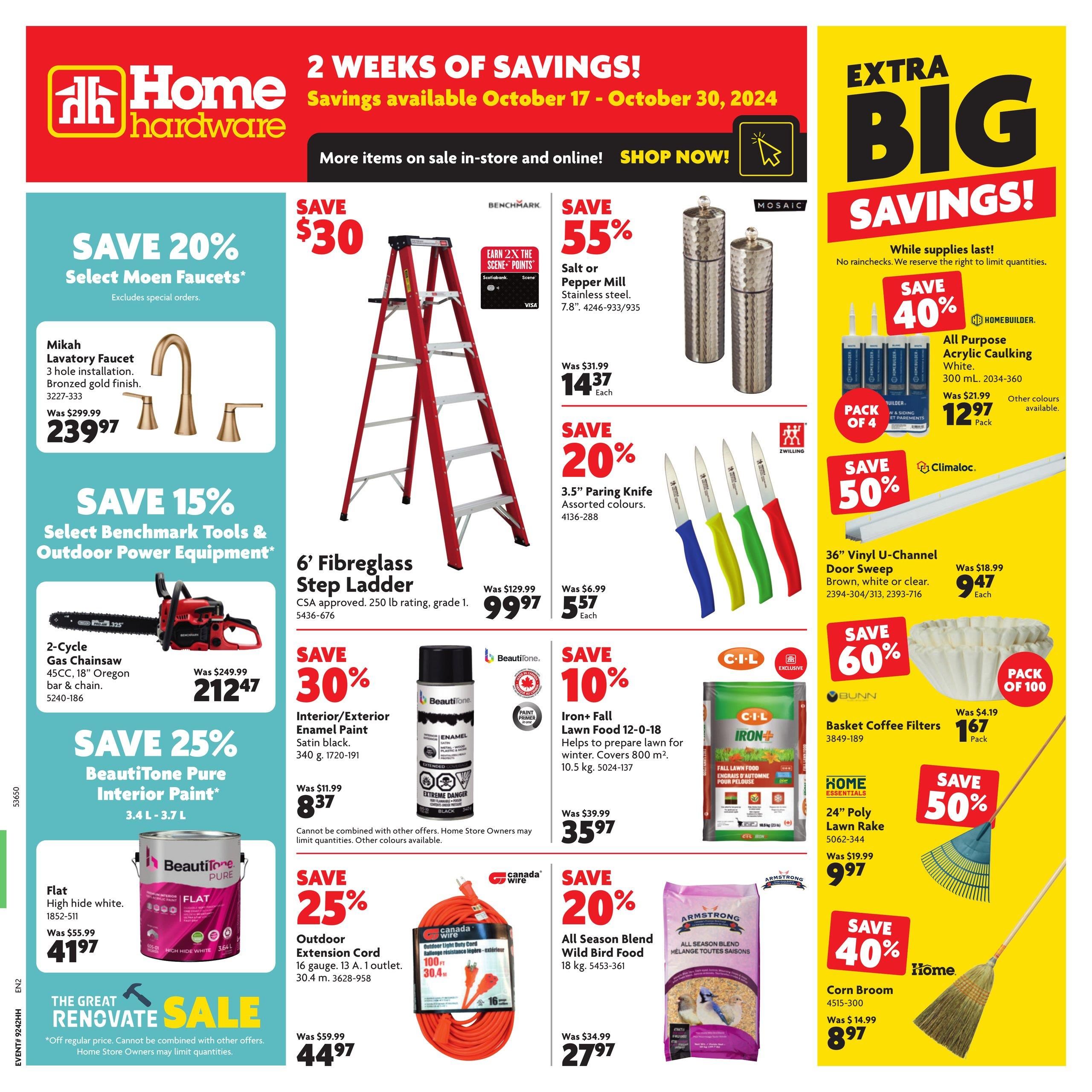 Home Hardware Cambridge - 200 Franklin Boulevard - Ontario | Flyers Online