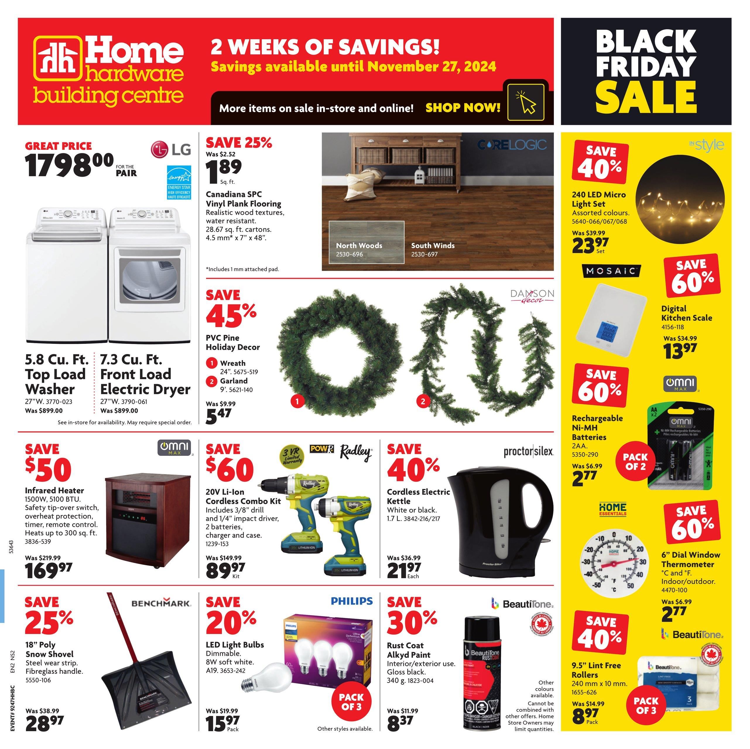 Home Hardware Lethbridge - 550 University Drive West - Alberta | Flyers ...