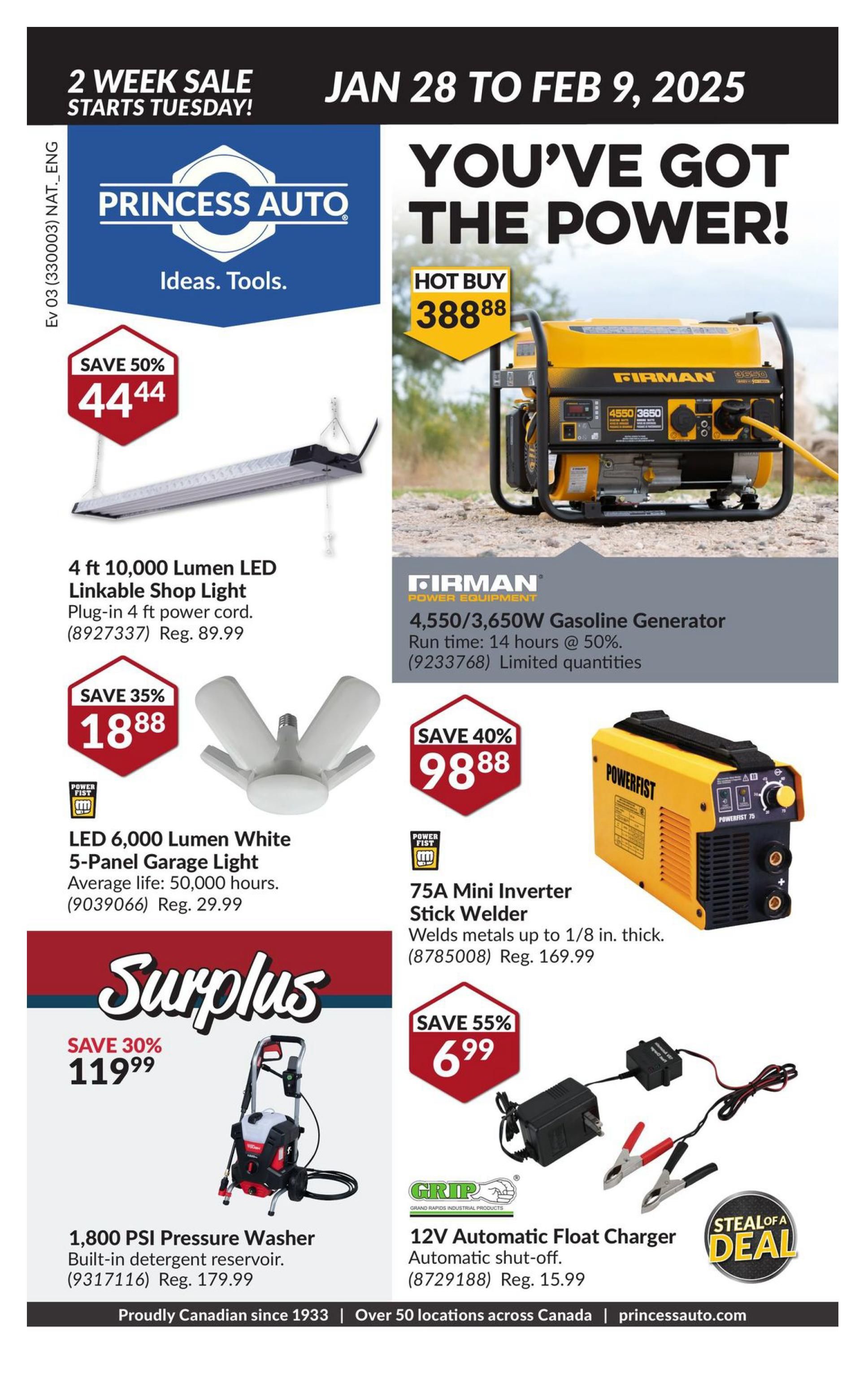 Princess Auto Ontario Local Directory | Flyers Online