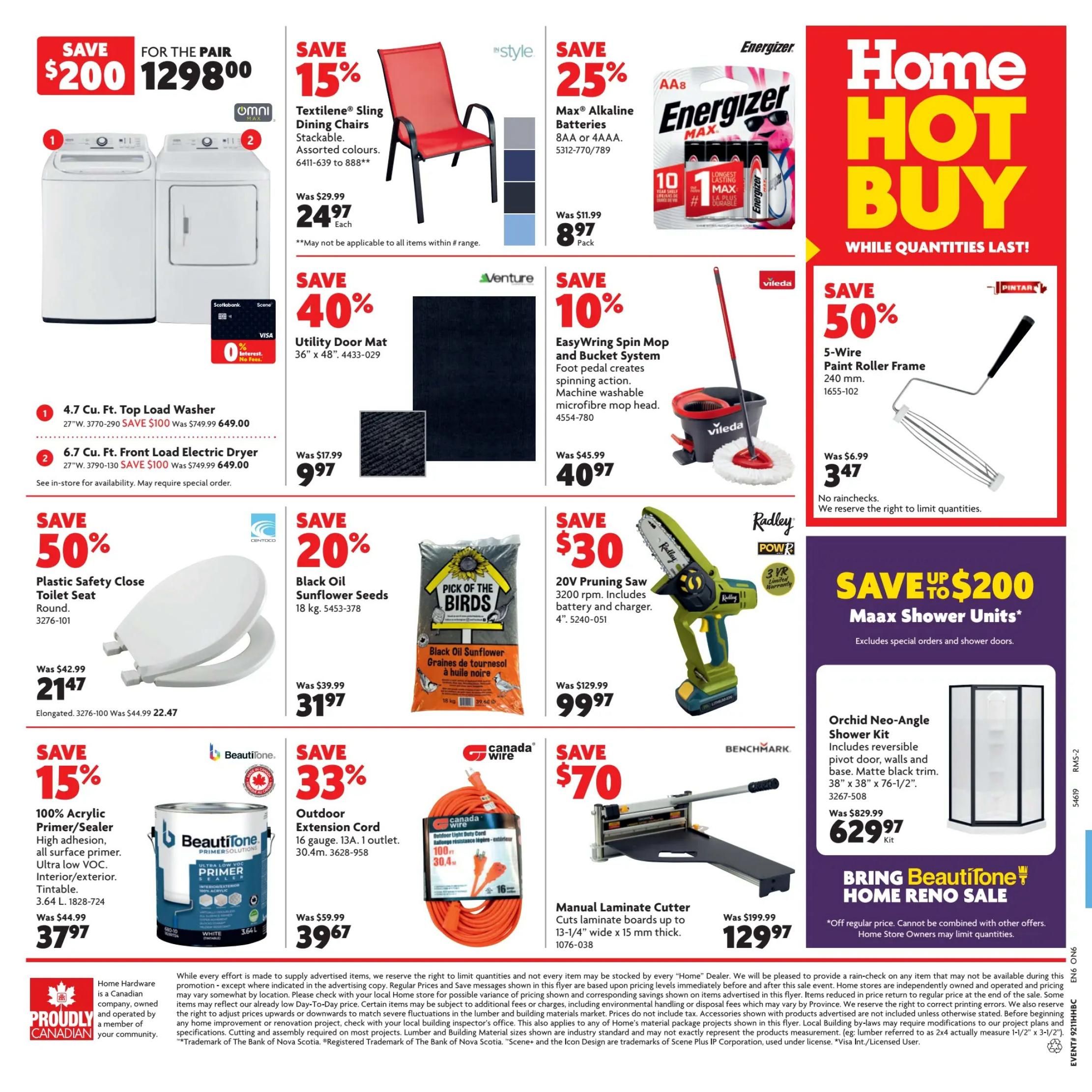 Home Hardware Ontario Weekly Flyers | Flyers Online
