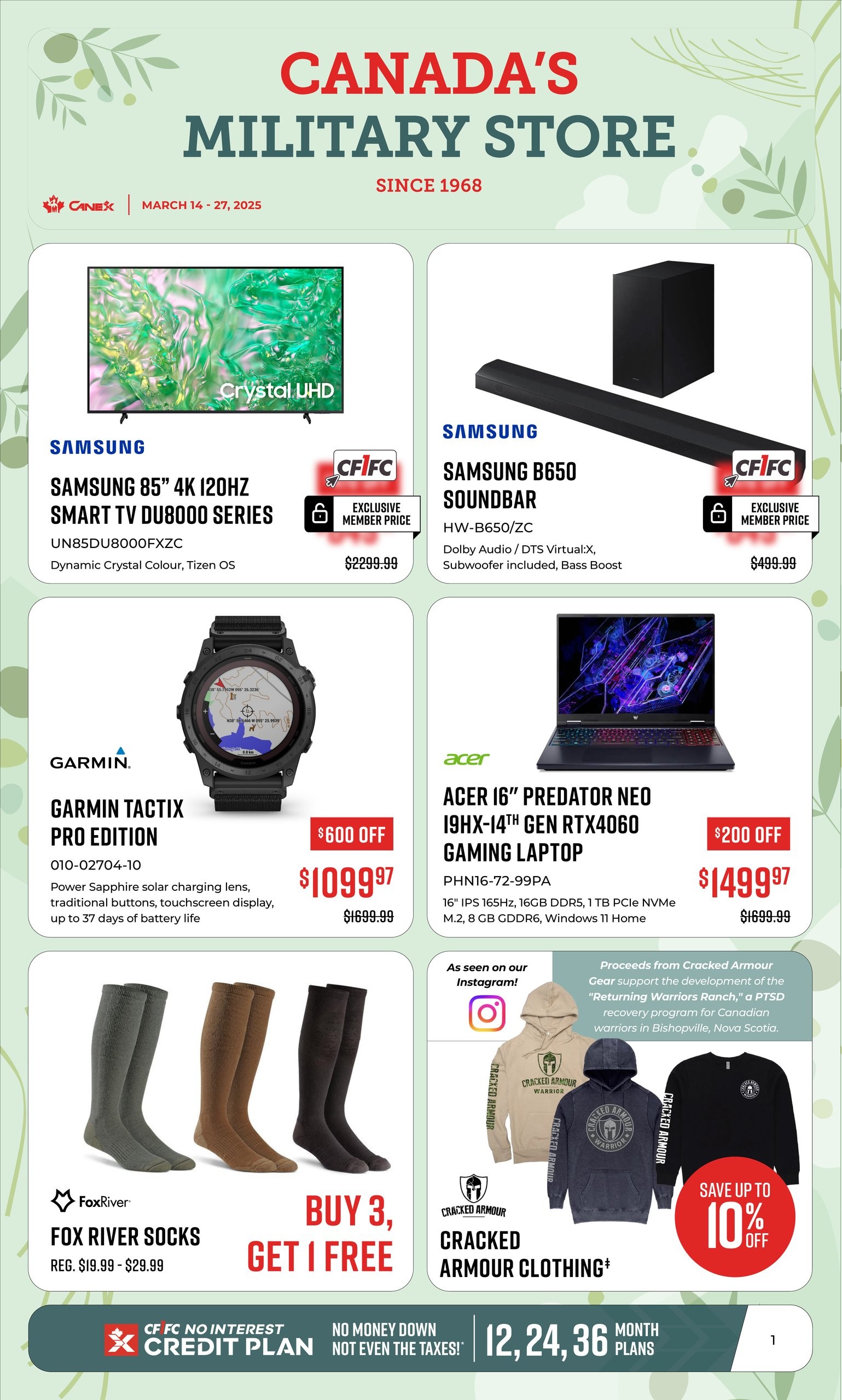 CANEX - Military Electronics Clothing Appliances - Flyers Online