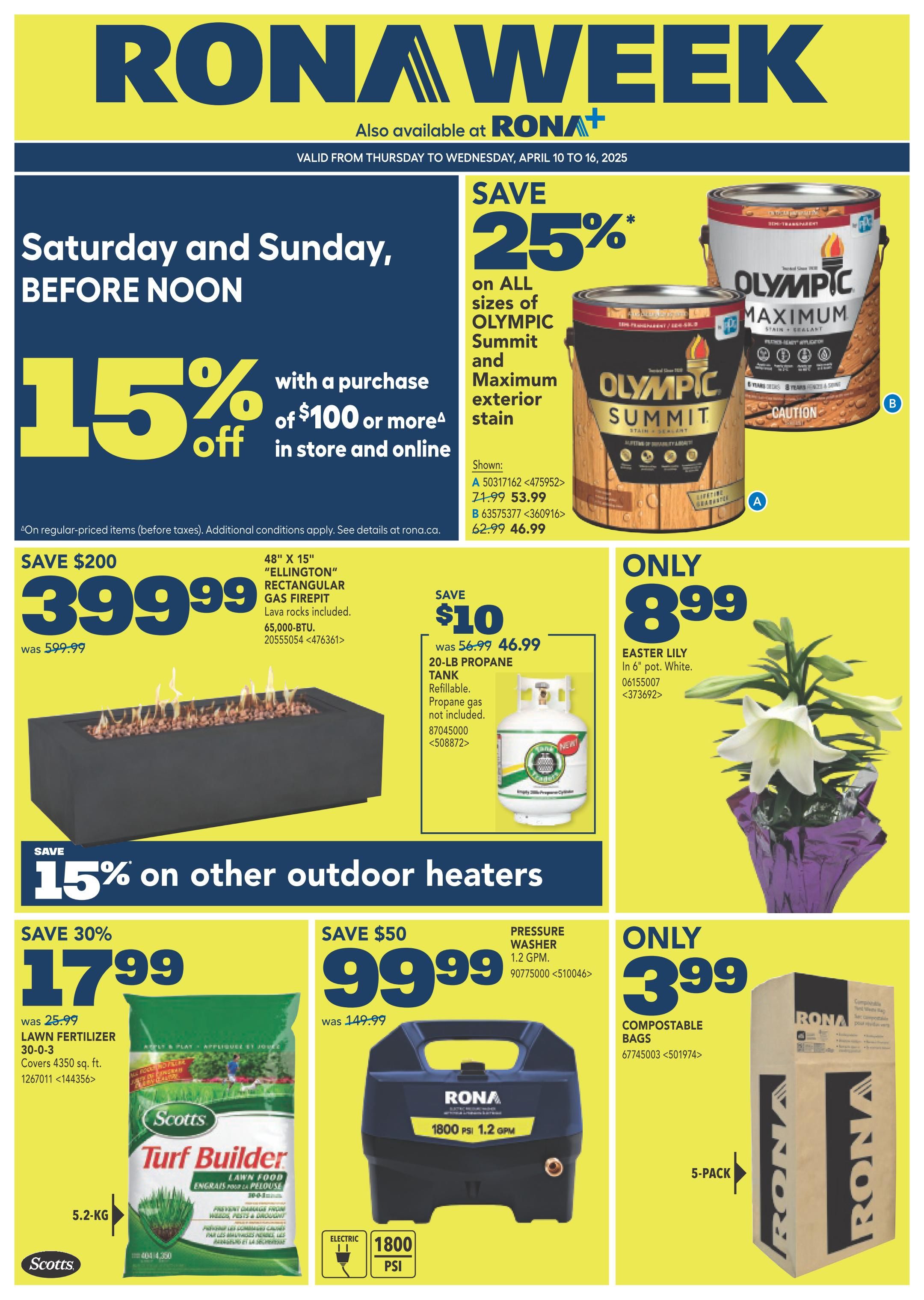 Rona Ontario Weekly Flyers | Flyers Online