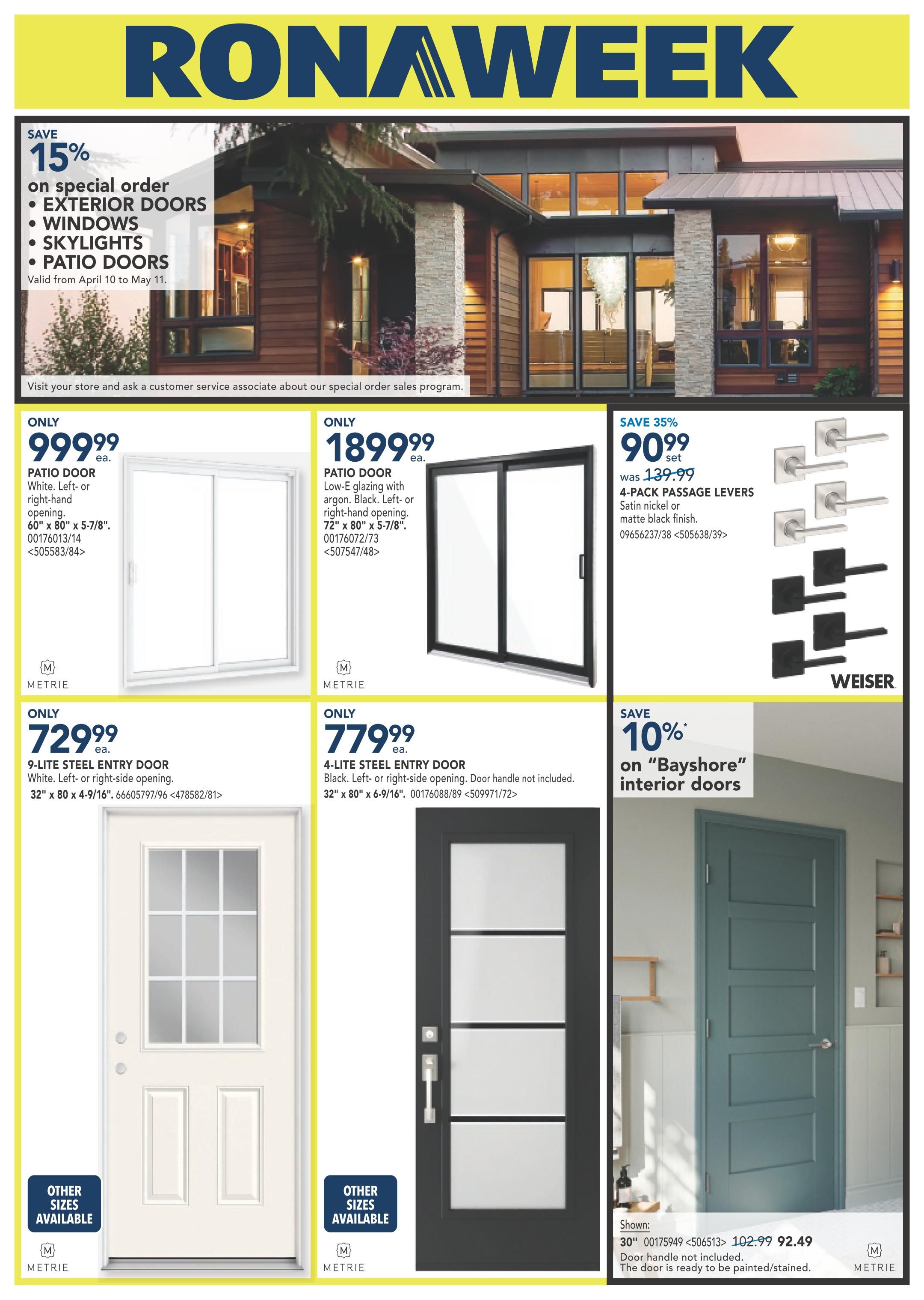 Rona Ontario Weekly Flyers | Flyers Online