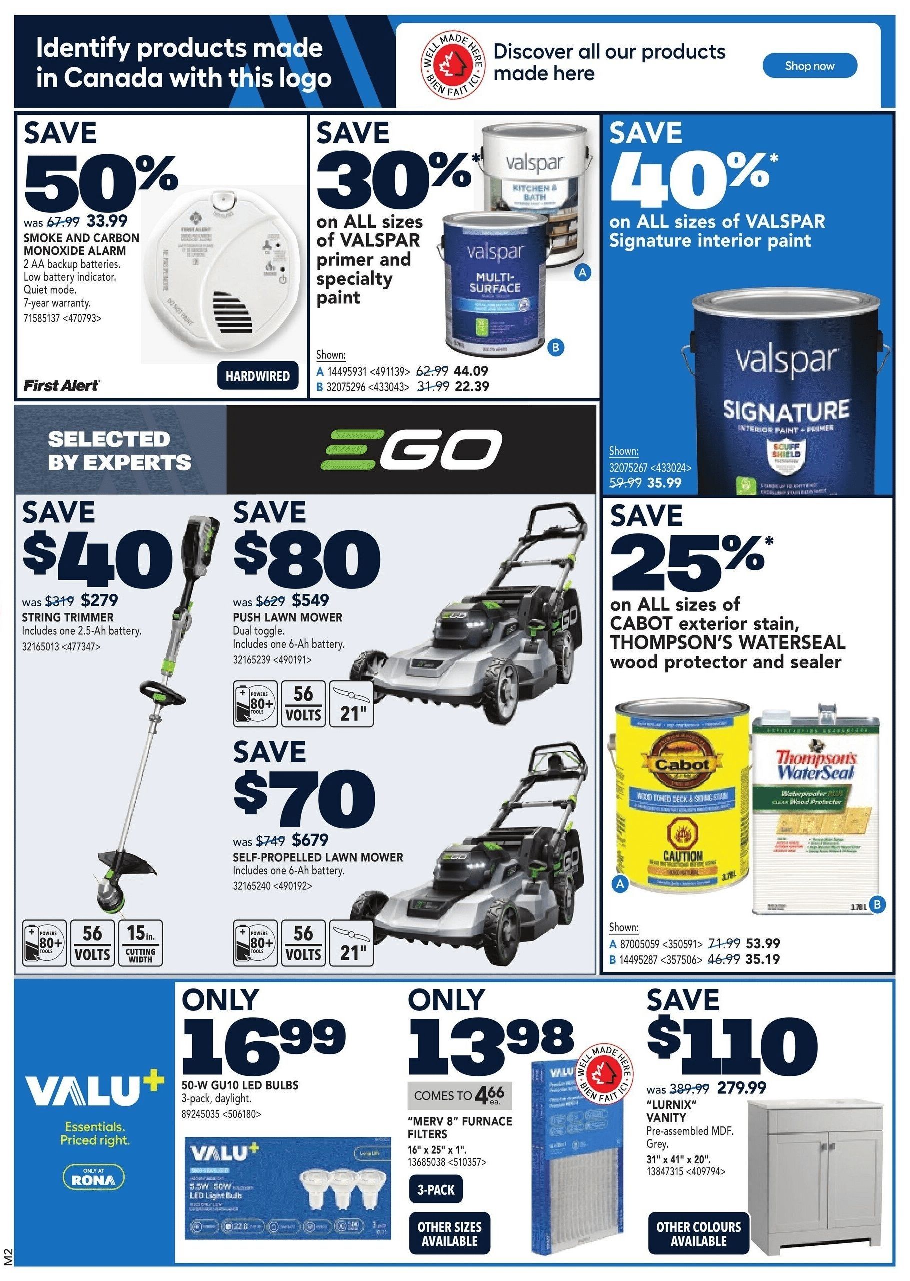 Rona Atlantic Canada Weekly Flyers | Flyers Online