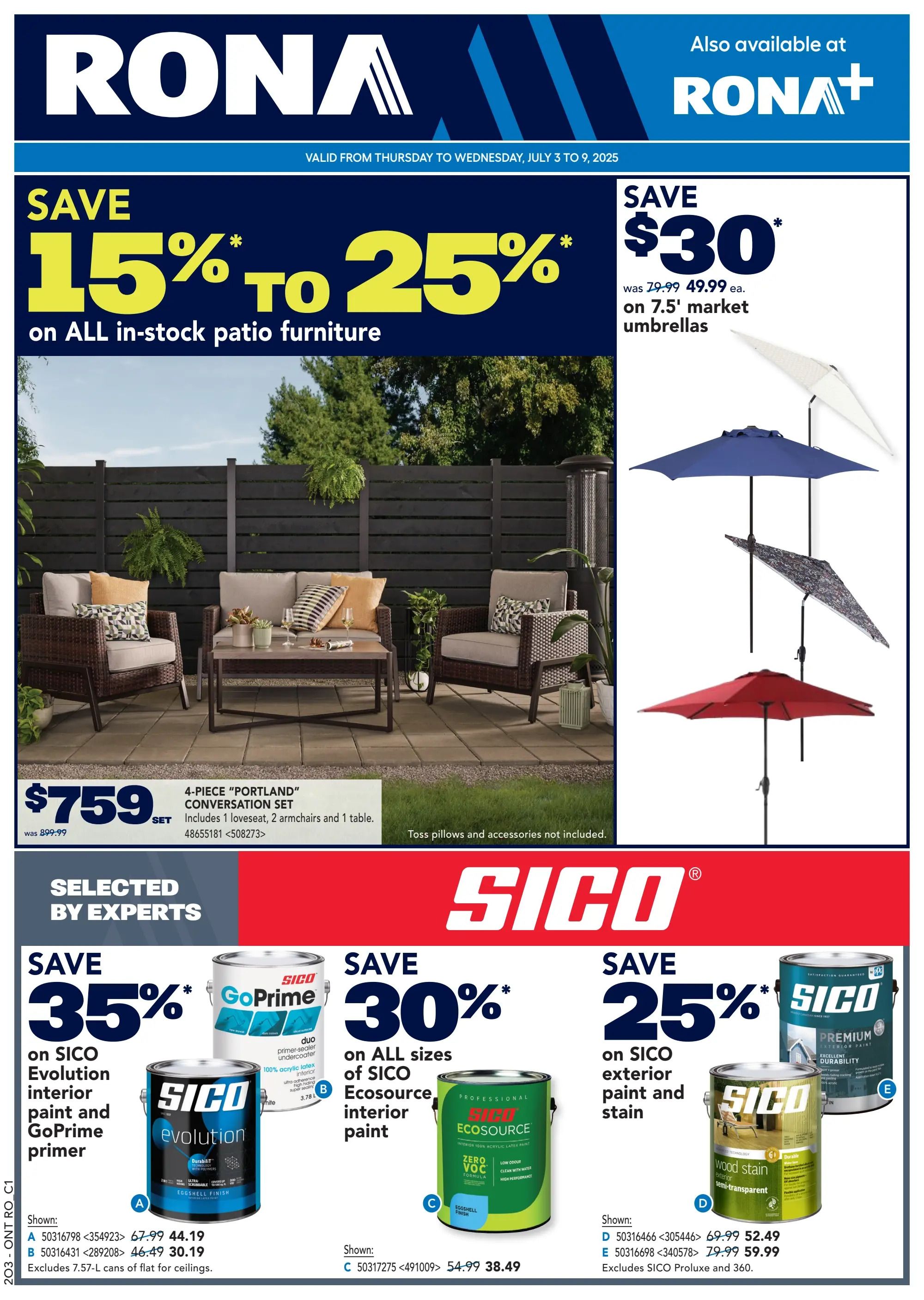Rona Ontario Weekly Flyers | Flyers Online