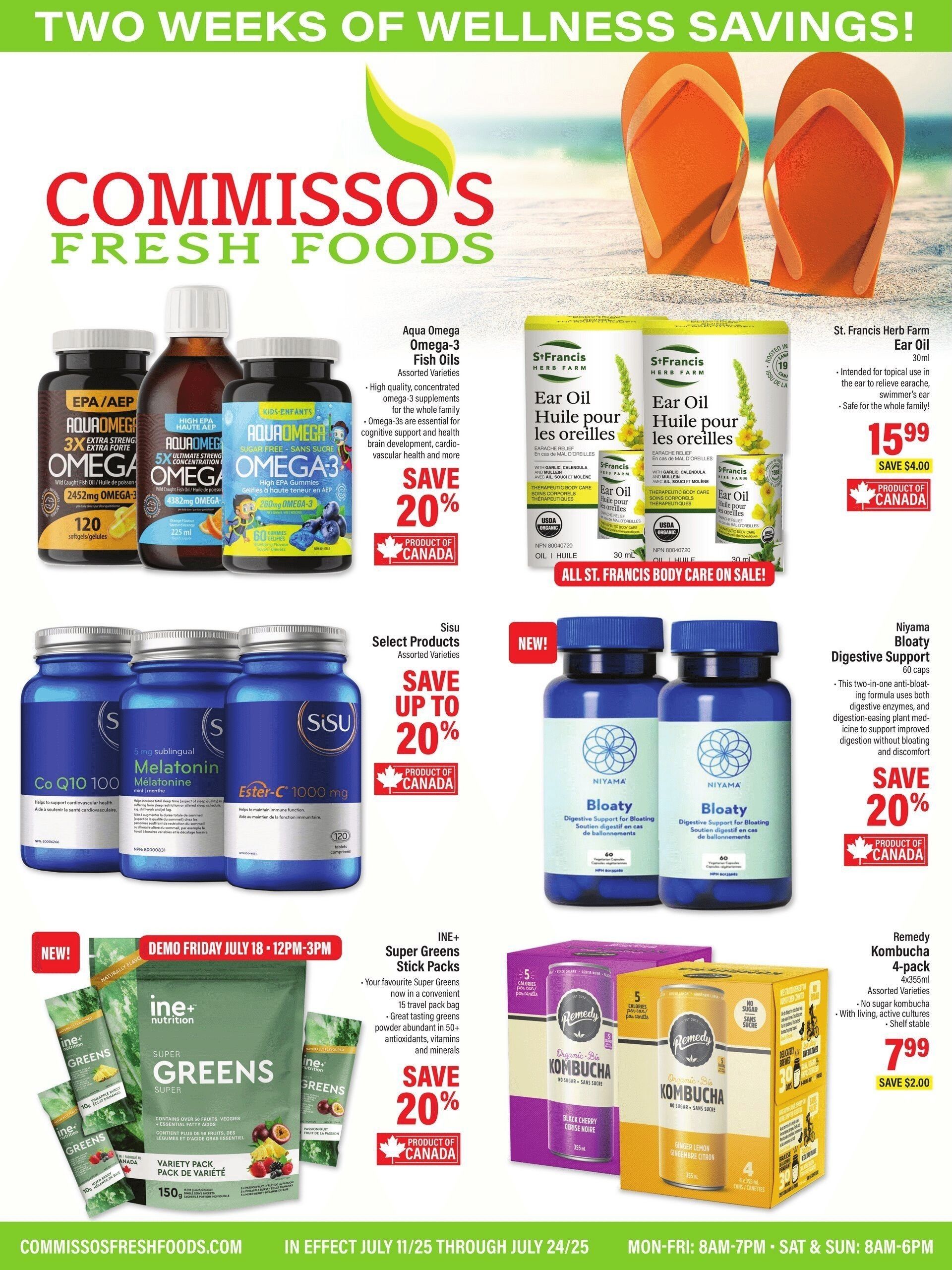 Commisso's Fresh Foods - 2 Weeks of Savings Flyer from Jul 11th to Jul ...