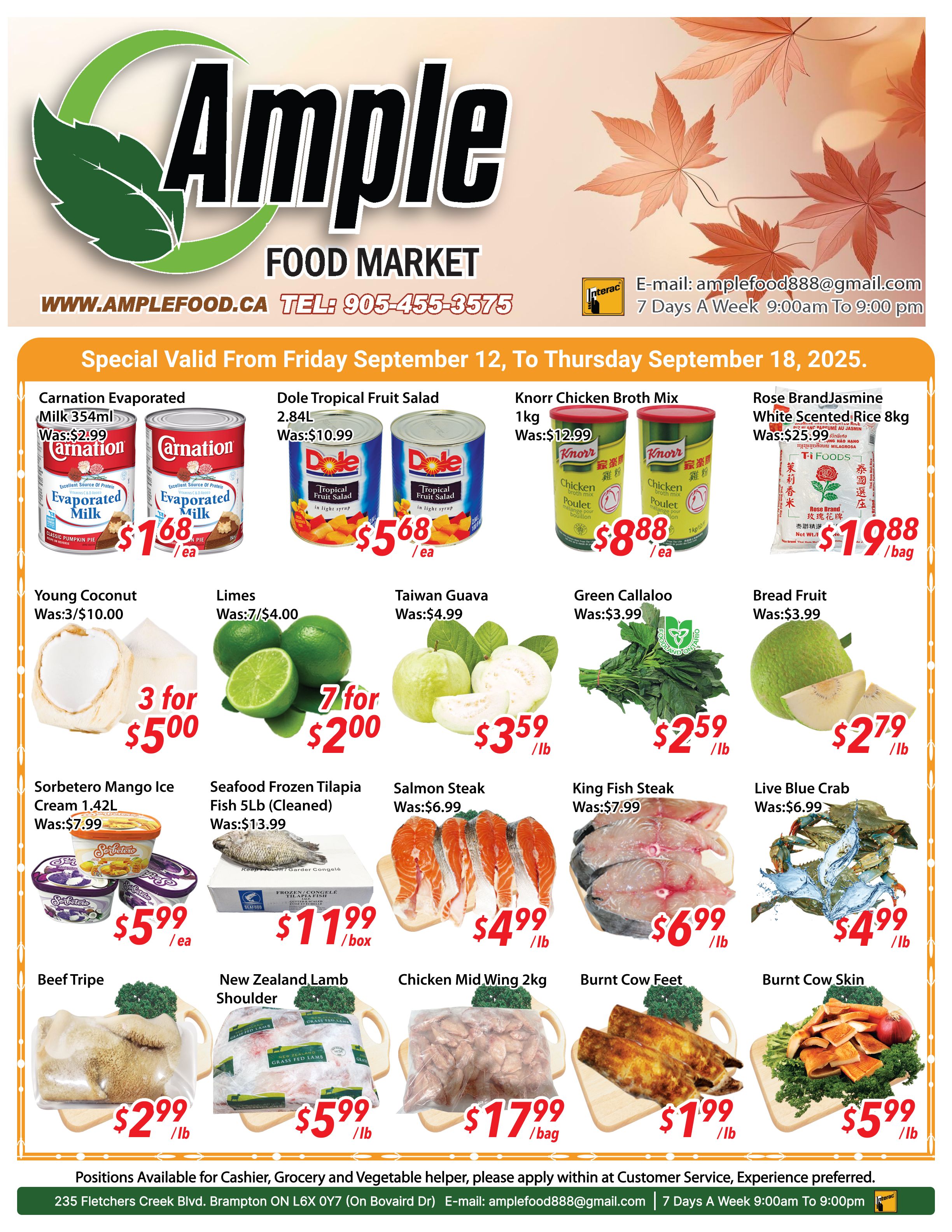 Ample Food Market Brampton Store Weekly Flyers | Flyers Online