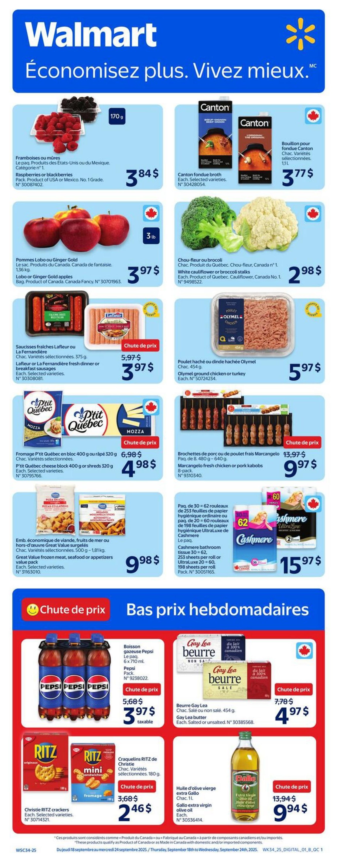 Walmart Canada Quebec Weekly Flyers | Flyers Online