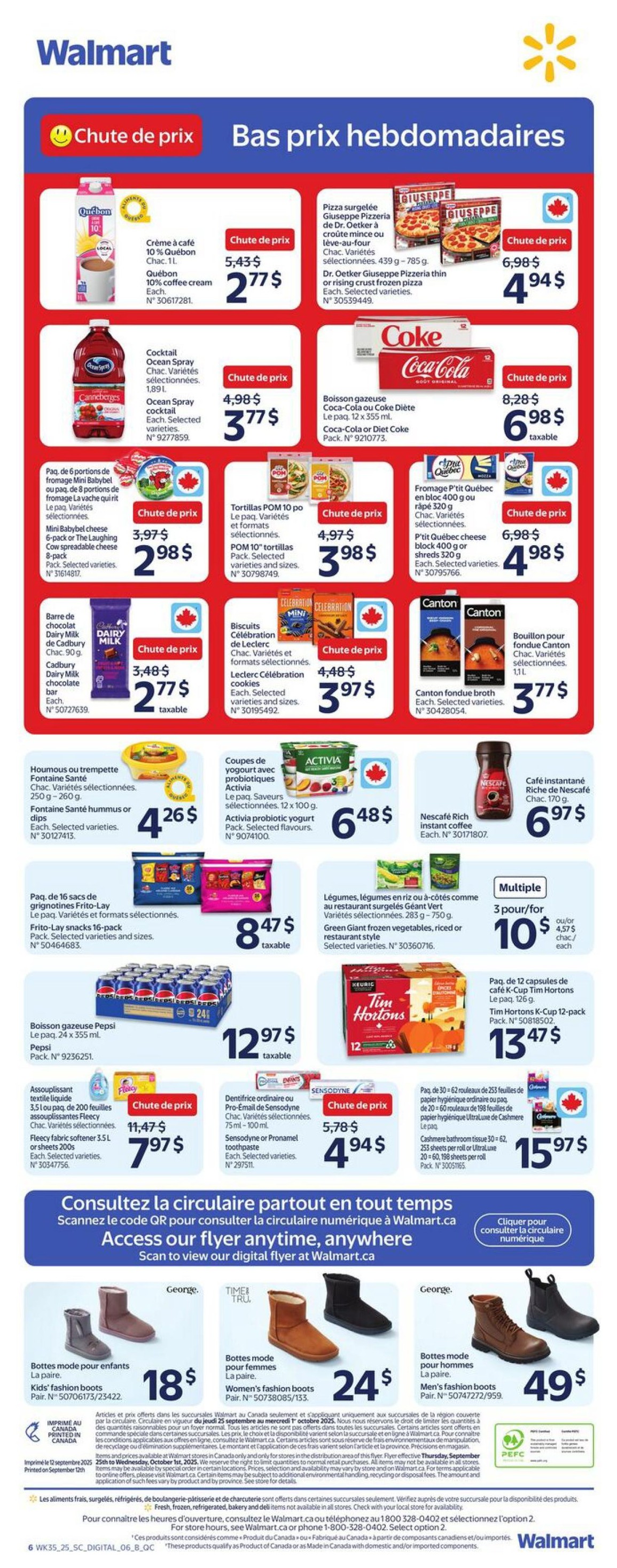 Walmart Canada Quebec Weekly Flyers | Flyers Online