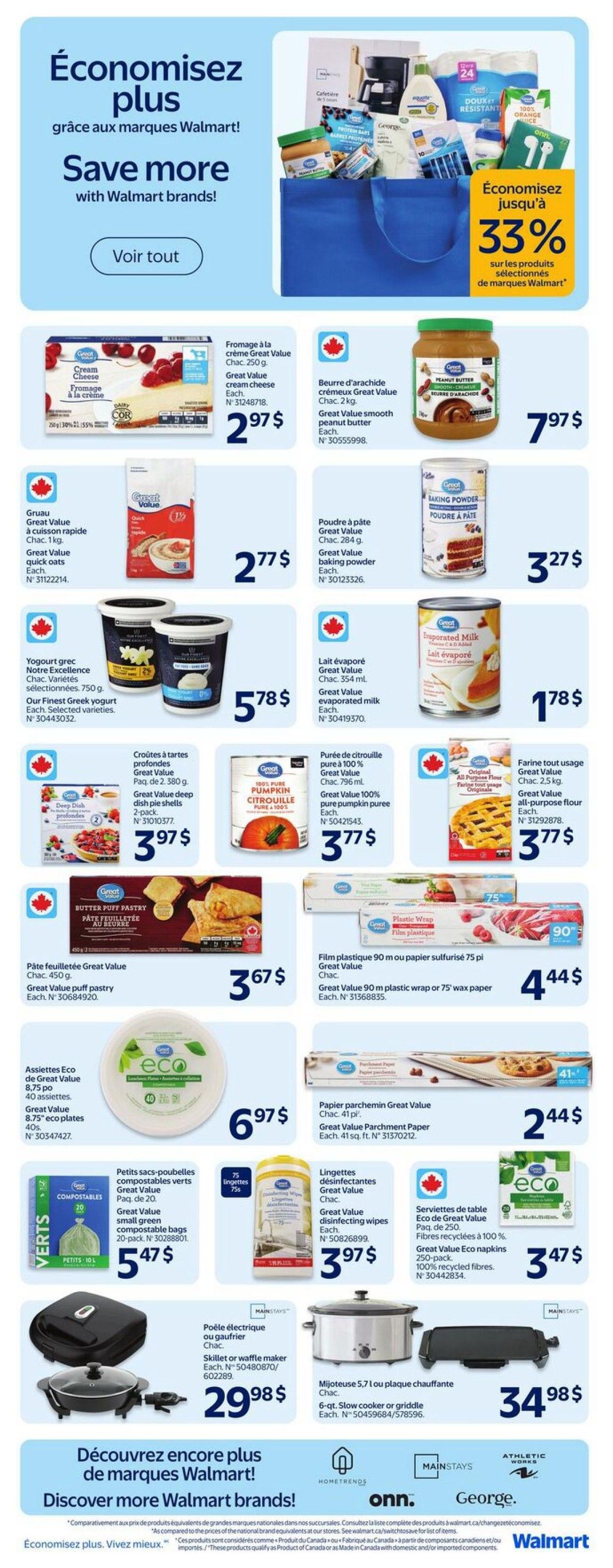 Walmart Canada Quebec Weekly Flyers | Flyers Online
