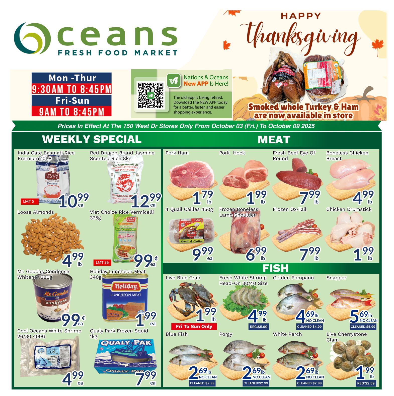 Oceans Fresh Food Market Brampton West Drive Weekly Flyers | Flyers Online