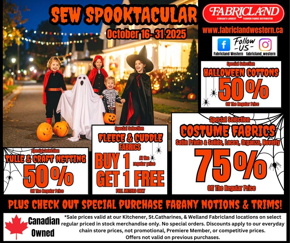 Fabricland - Kitchener, St. Catharines, Welland - Flyer Specials from ...