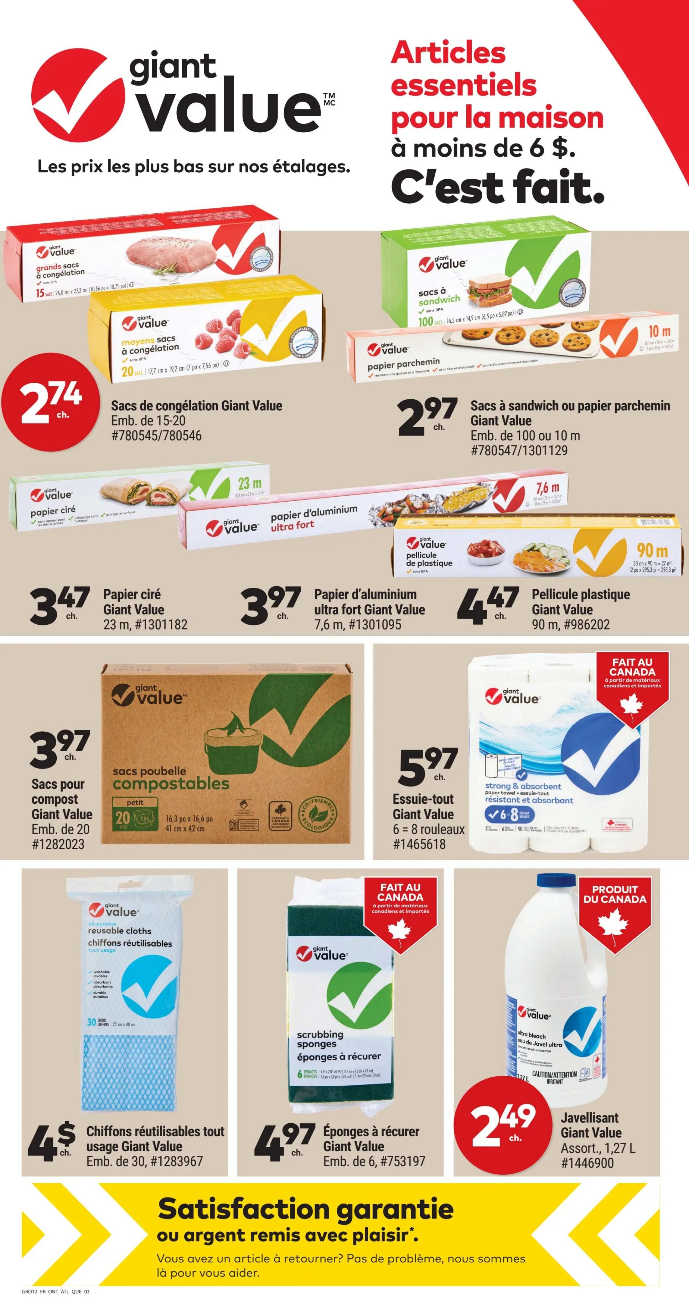 Giant Tiger Quebec Weekly Flyers | Flyers Online