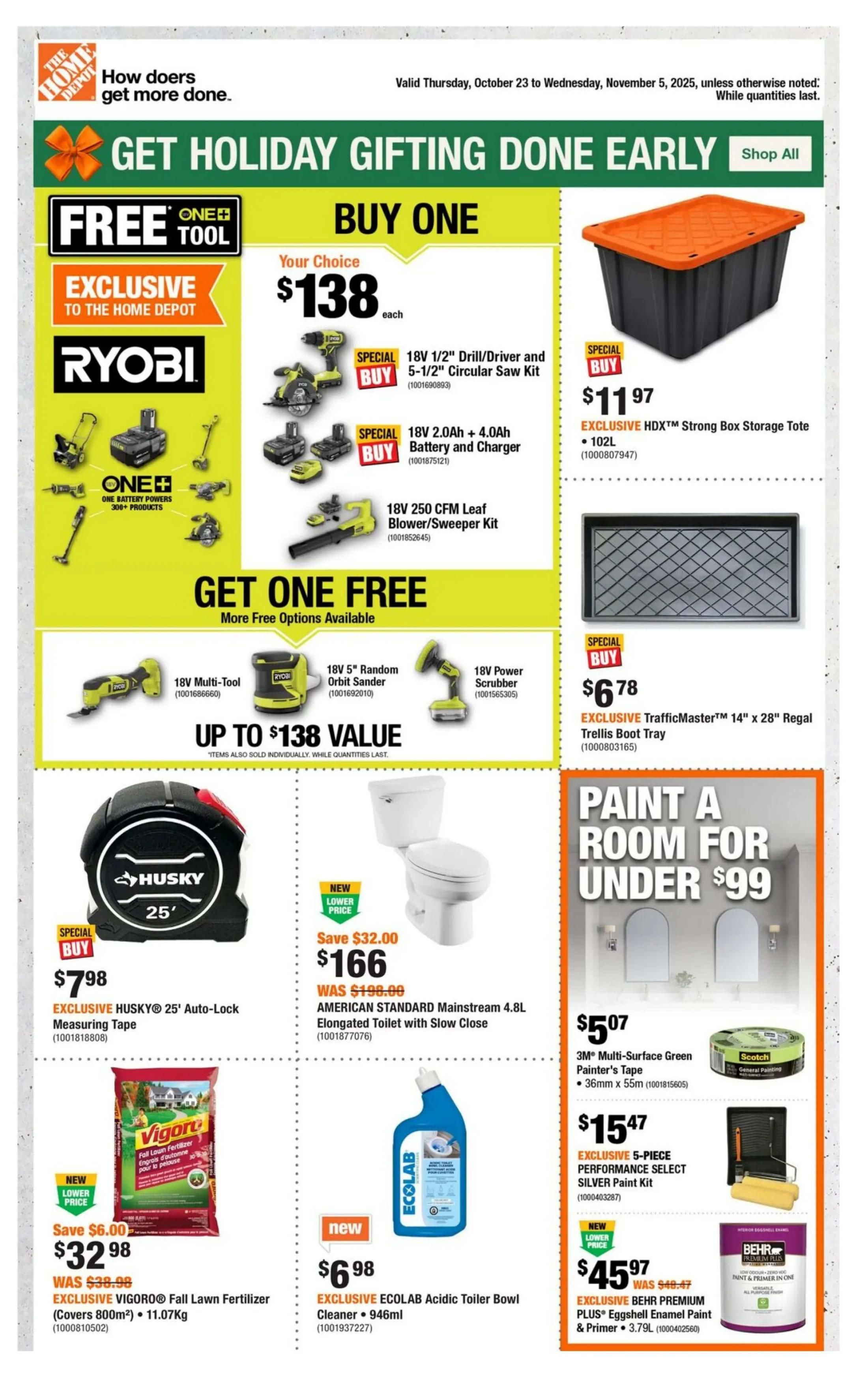Home Depot Ontario Weekly Flyers | Flyers Online