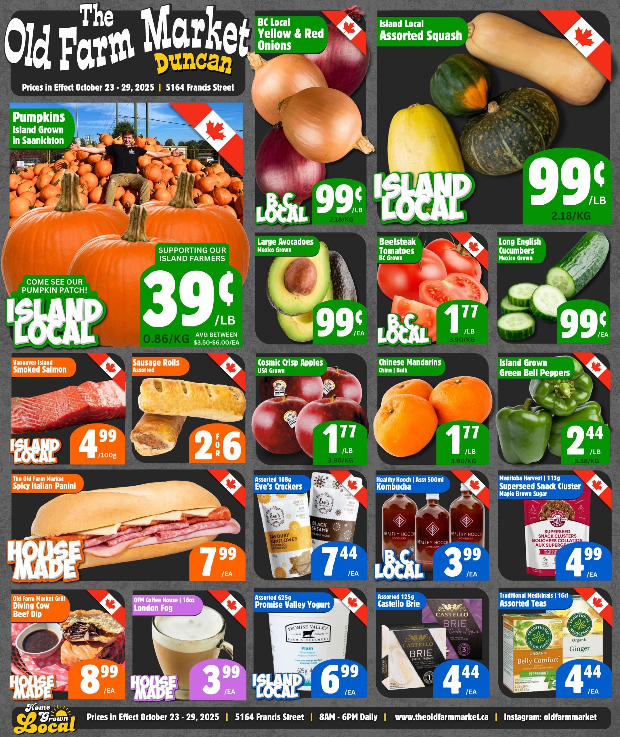 The Old Farm Market Duncan Store Weekly Flyers | Flyers Online