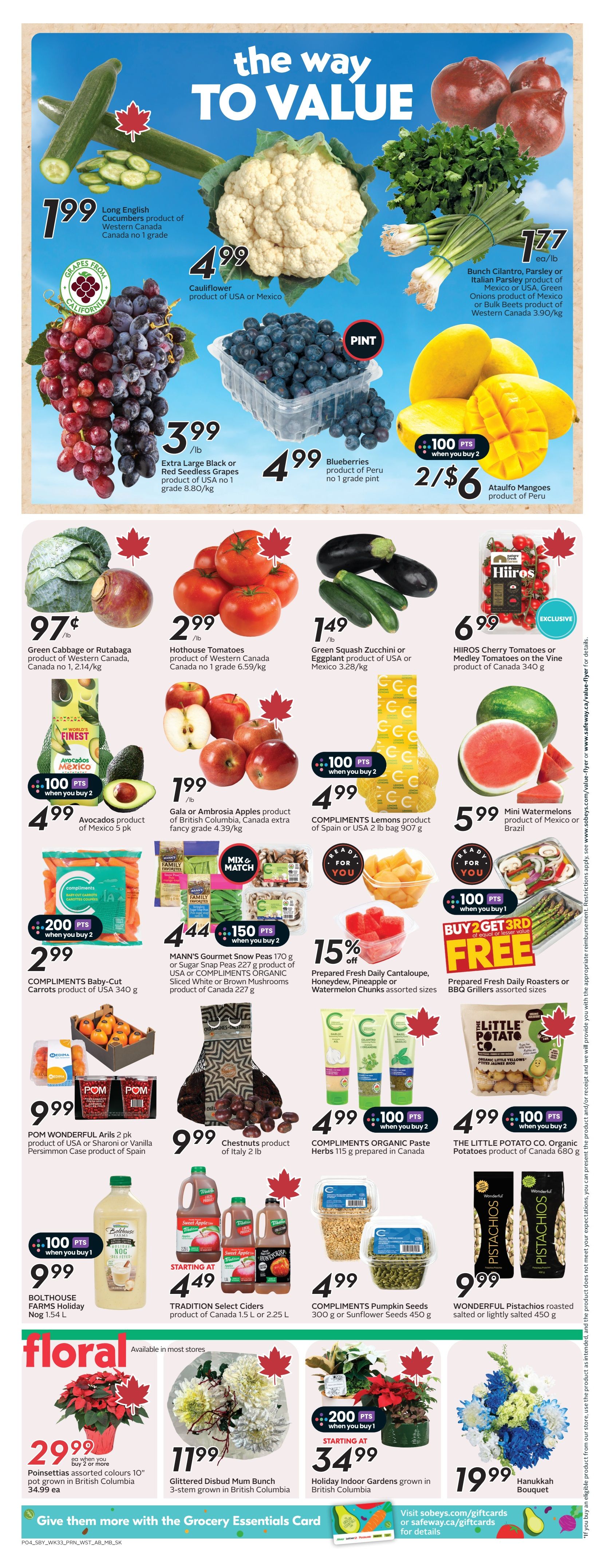 Sobeys Manitoba Weekly Flyers | Flyers Online