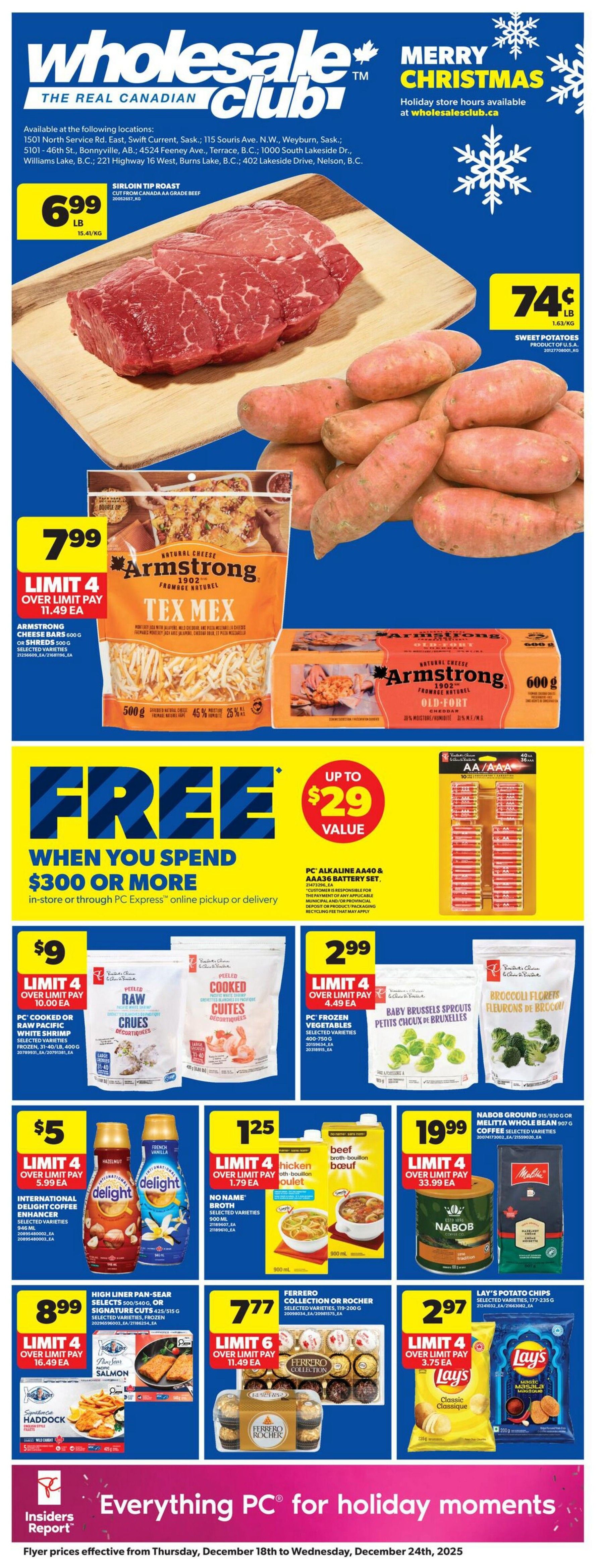 Wholesale Club - Weekly Flyer Specials from Dec 18th to Dec 24th 2025 ...
