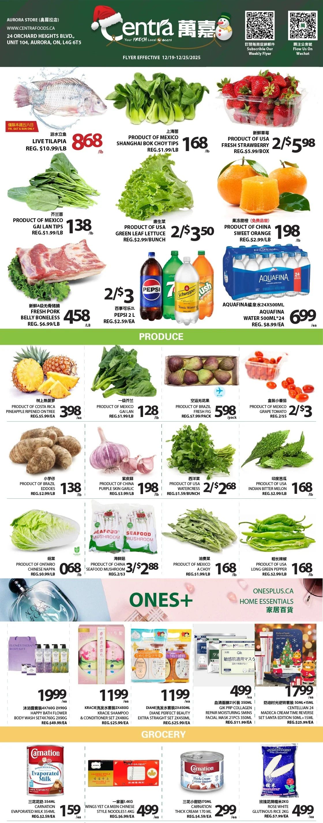 Centra Food Market - North York - Weekly Flyer Specials from Dec 19th ...