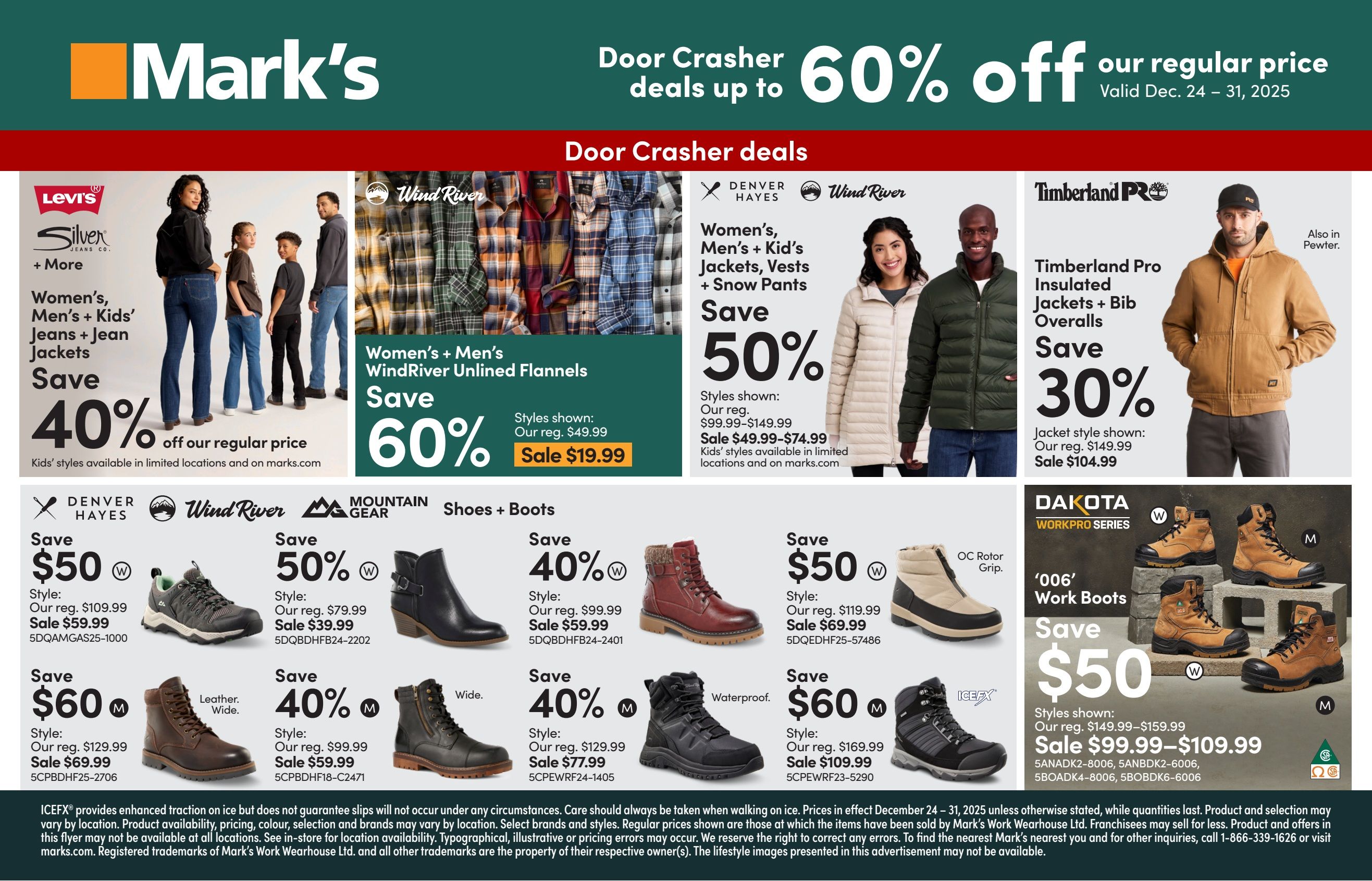 Mark's - Boxing Week Sale Flyer from Dec 24th to Dec 31st 2025 - Flyers ...