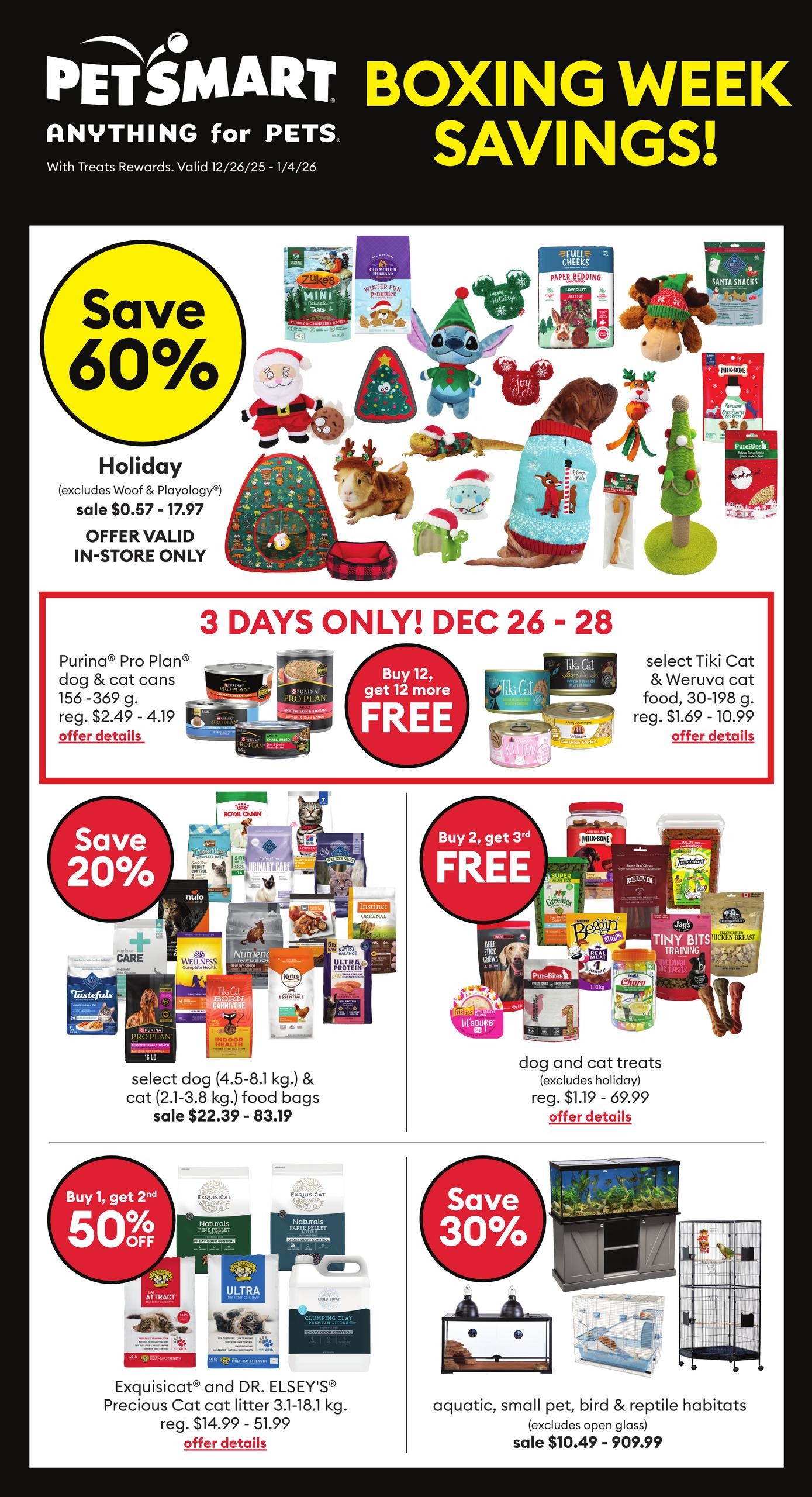 PetSmart - Boxing Week Savings Flyer from Dec 26th to Jan 4th 2026 ...