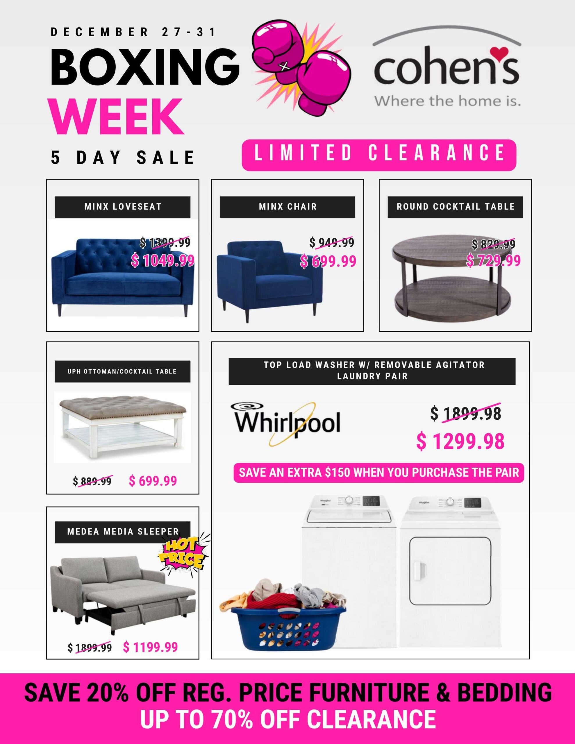 Cohen's Home Furnishings Upcoming Flyer - Flyers Online