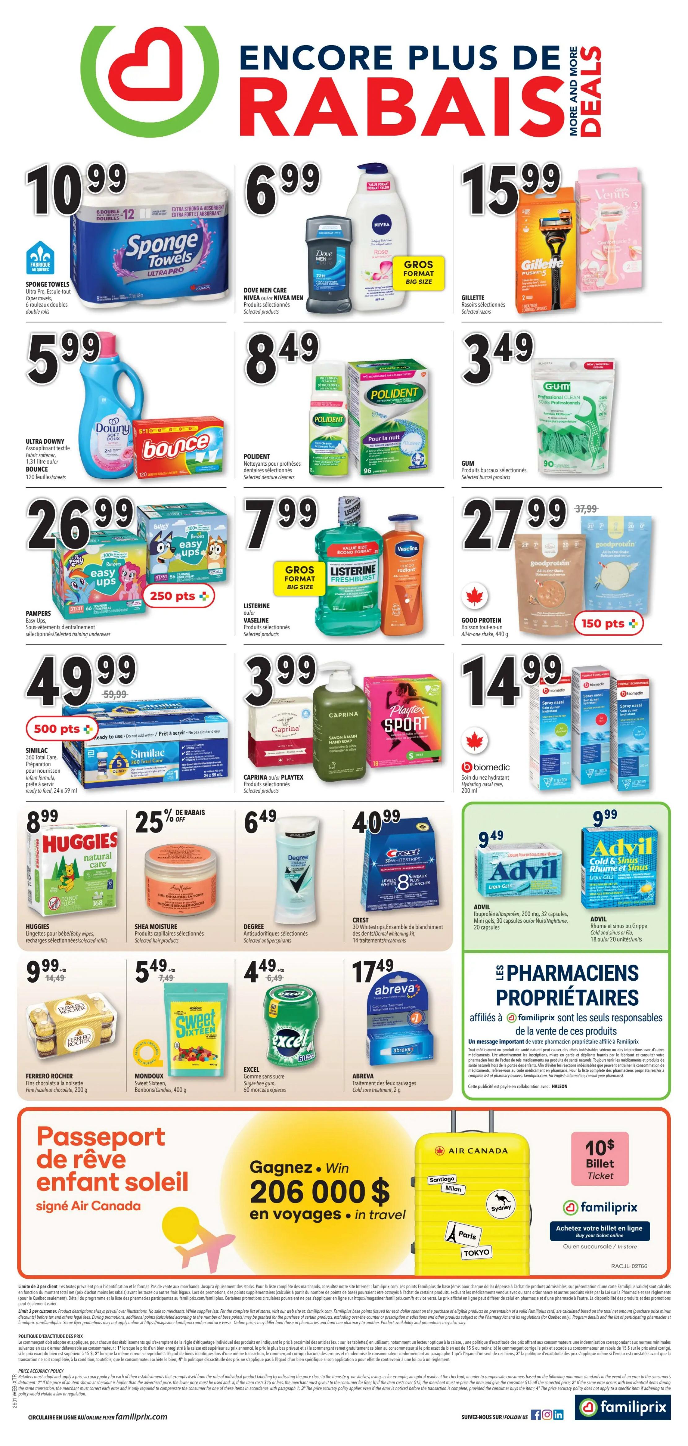 Familiprix - Extra Flyer from Jan 1st to Jan 7th 2026 - Flyers Online