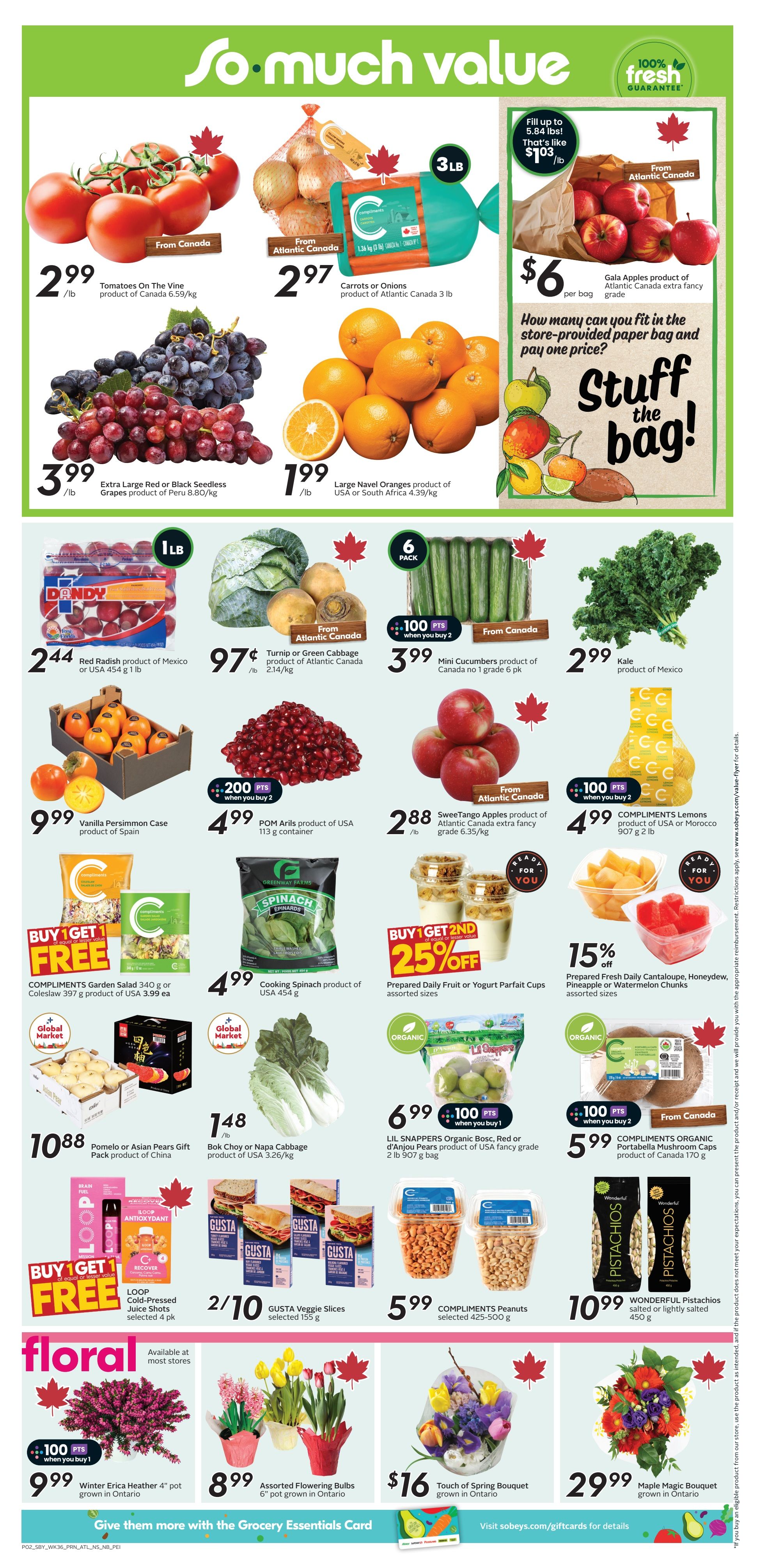 Sobeys Atlantic Canada Weekly Flyers | Flyers Online