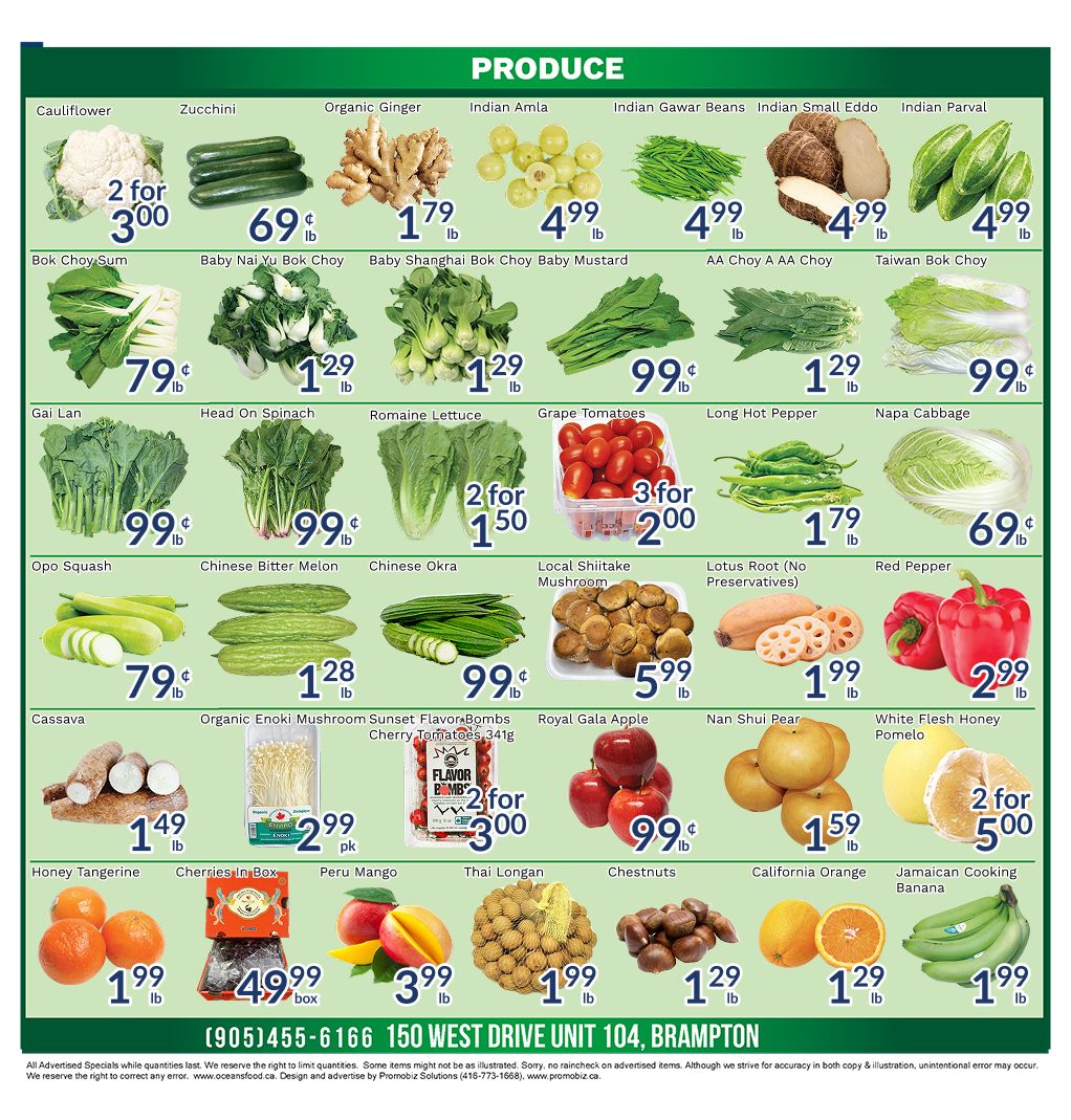 Oceans Fresh Food Market Brampton West Drive Weekly Flyers | Flyers Online