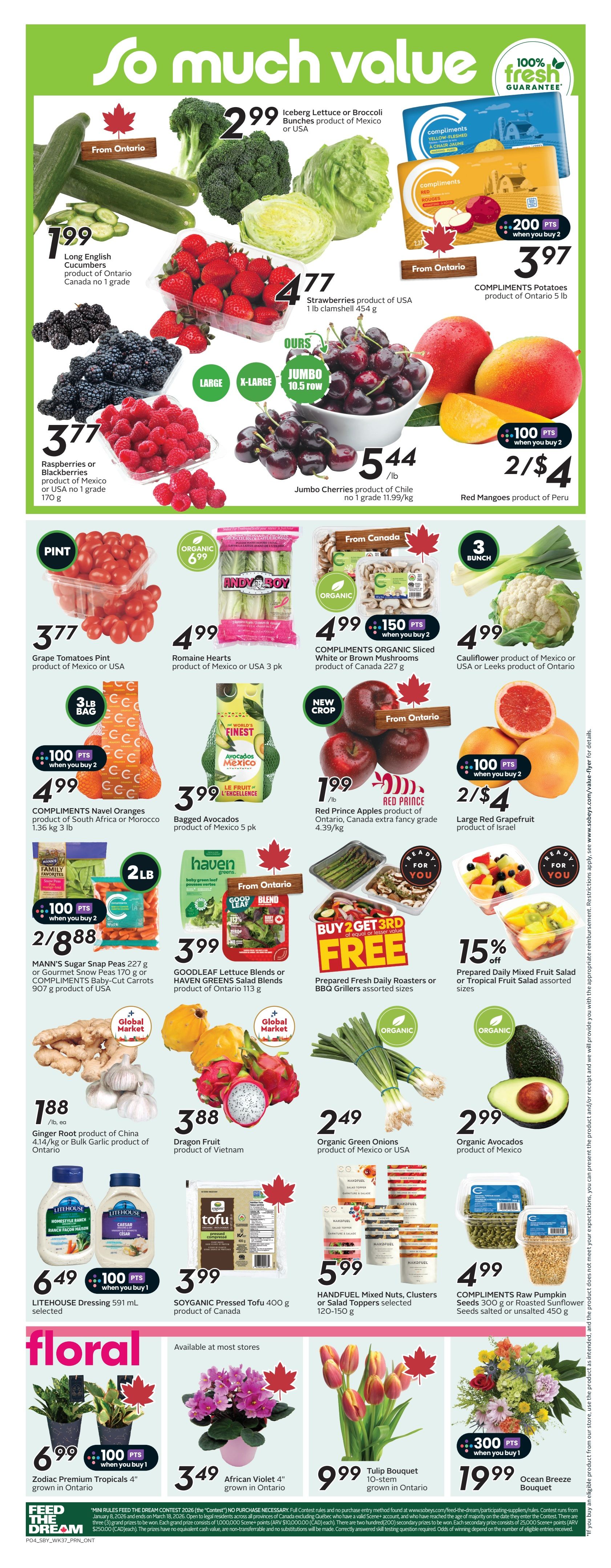 Sobeys Ontario Weekly Flyers | Flyers Online