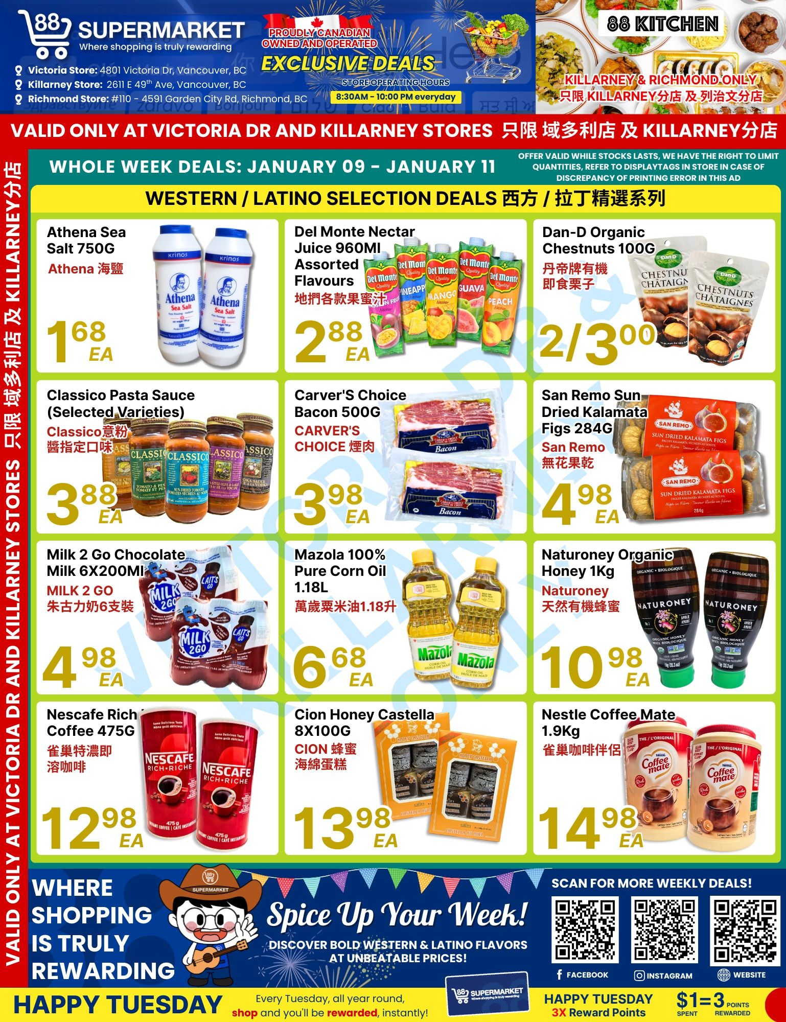 88 Supermarket - Weekly Flyer Specials from Jan 9th to Jan 15th 2026 ...