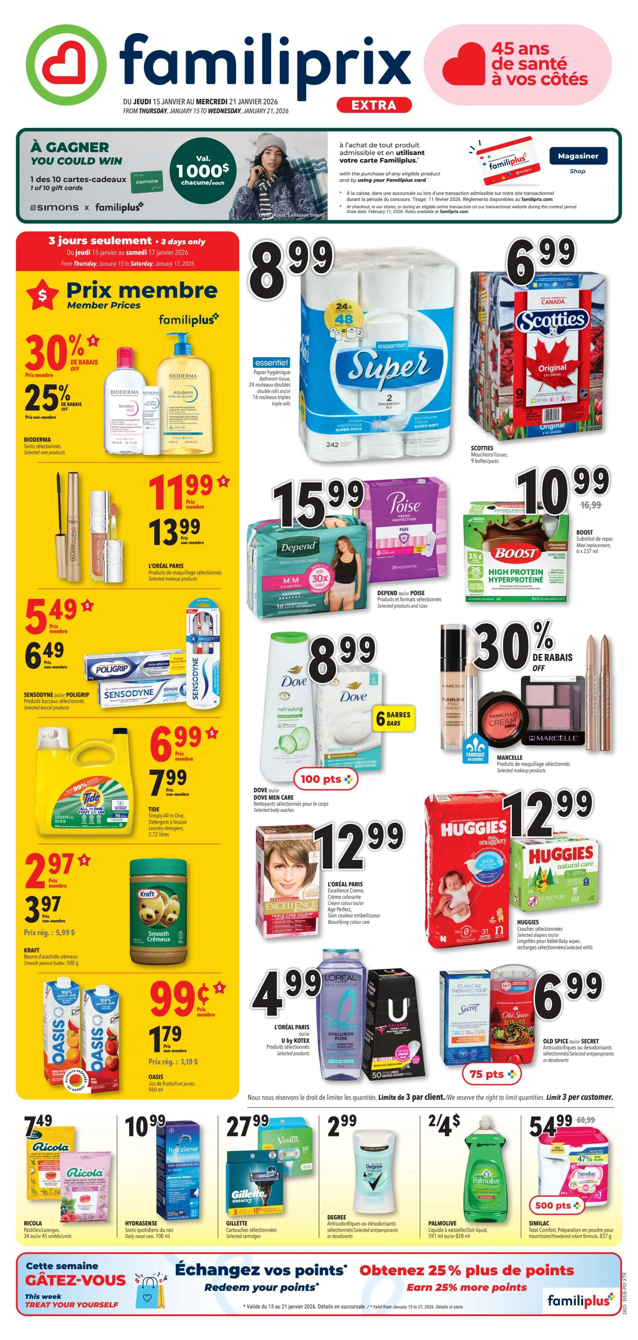 Familiprix - Extra Flyer from Jan 15th to Jan 21st 2026 - Flyers Online