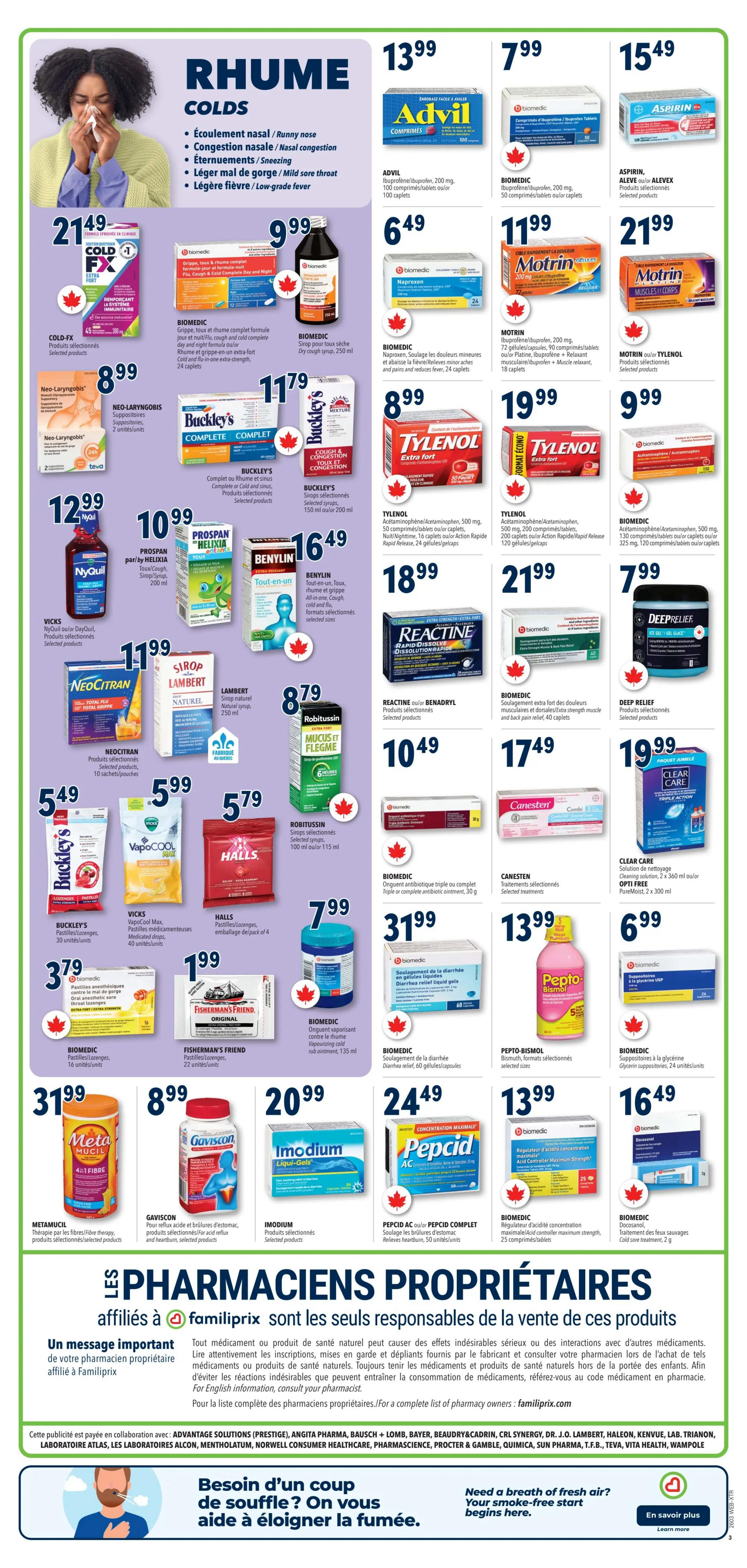 Familiprix - Extra Flyer from Jan 15th to Jan 21st 2026 - Flyers Online