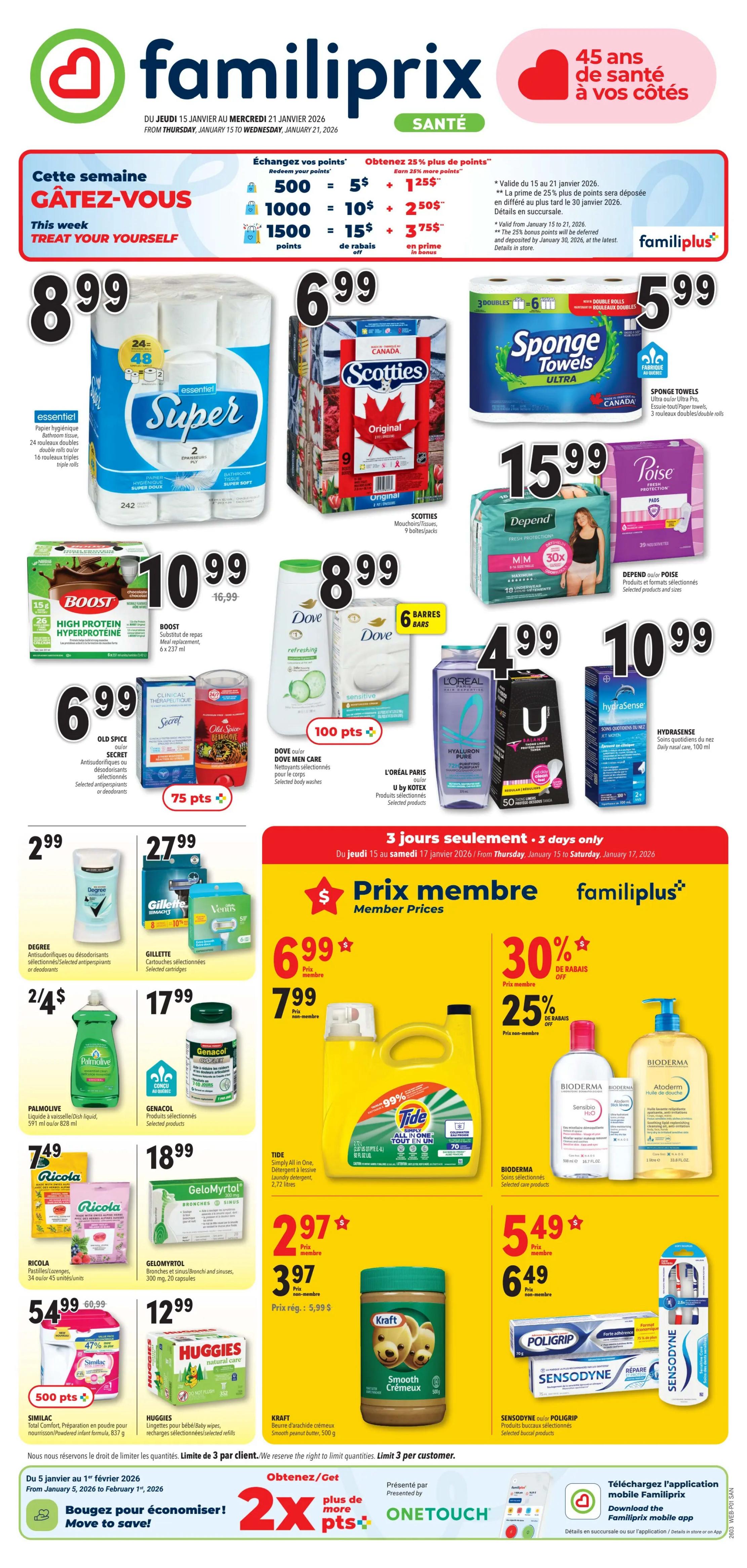 Familiprix - Health Flyer from Jan 15th to Jan 21st 2026 - Flyers Online