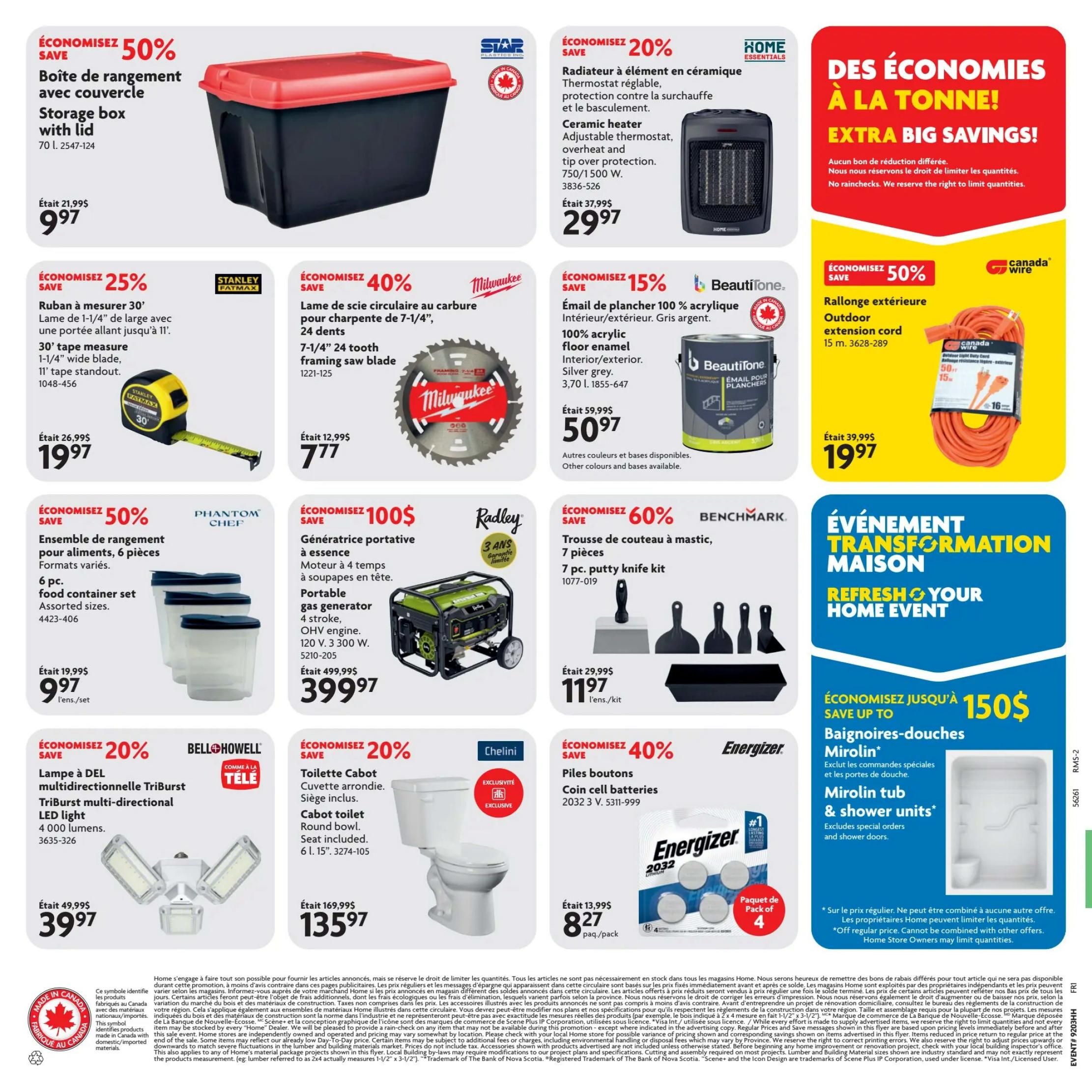 Home Hardware - Quebec - Building Centre Flyer from Jan 15th to Jan ...