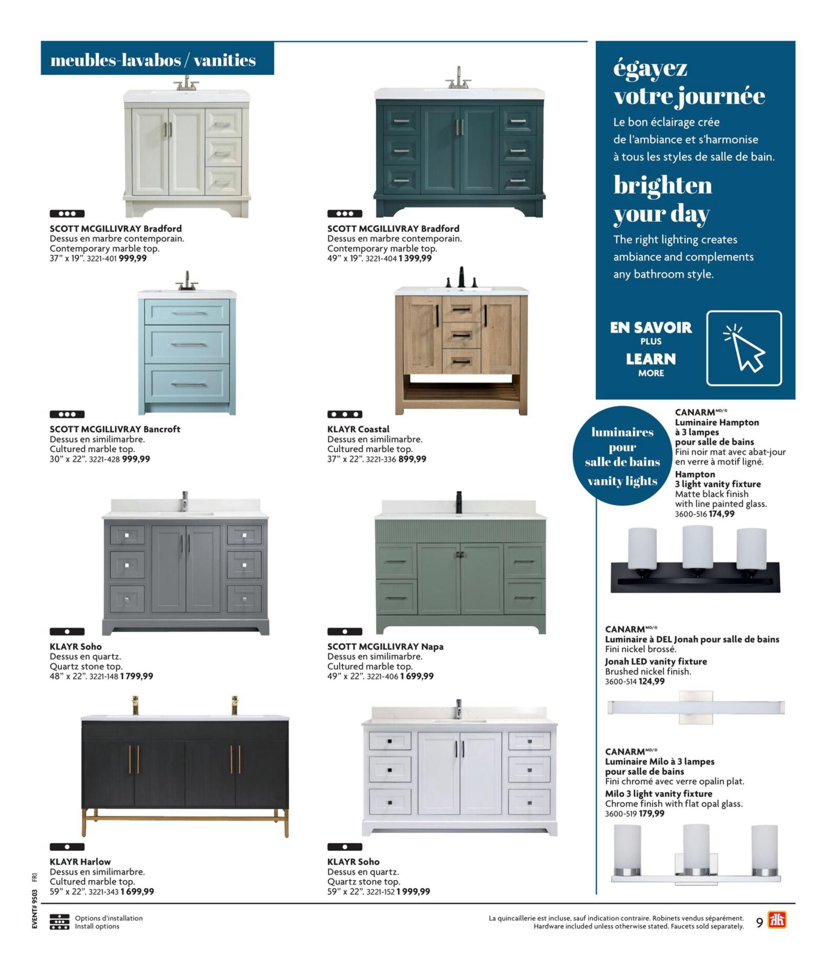 Home Hardware - Quebec - Kitchen and Bath Catalogue from Jan 15th to ...