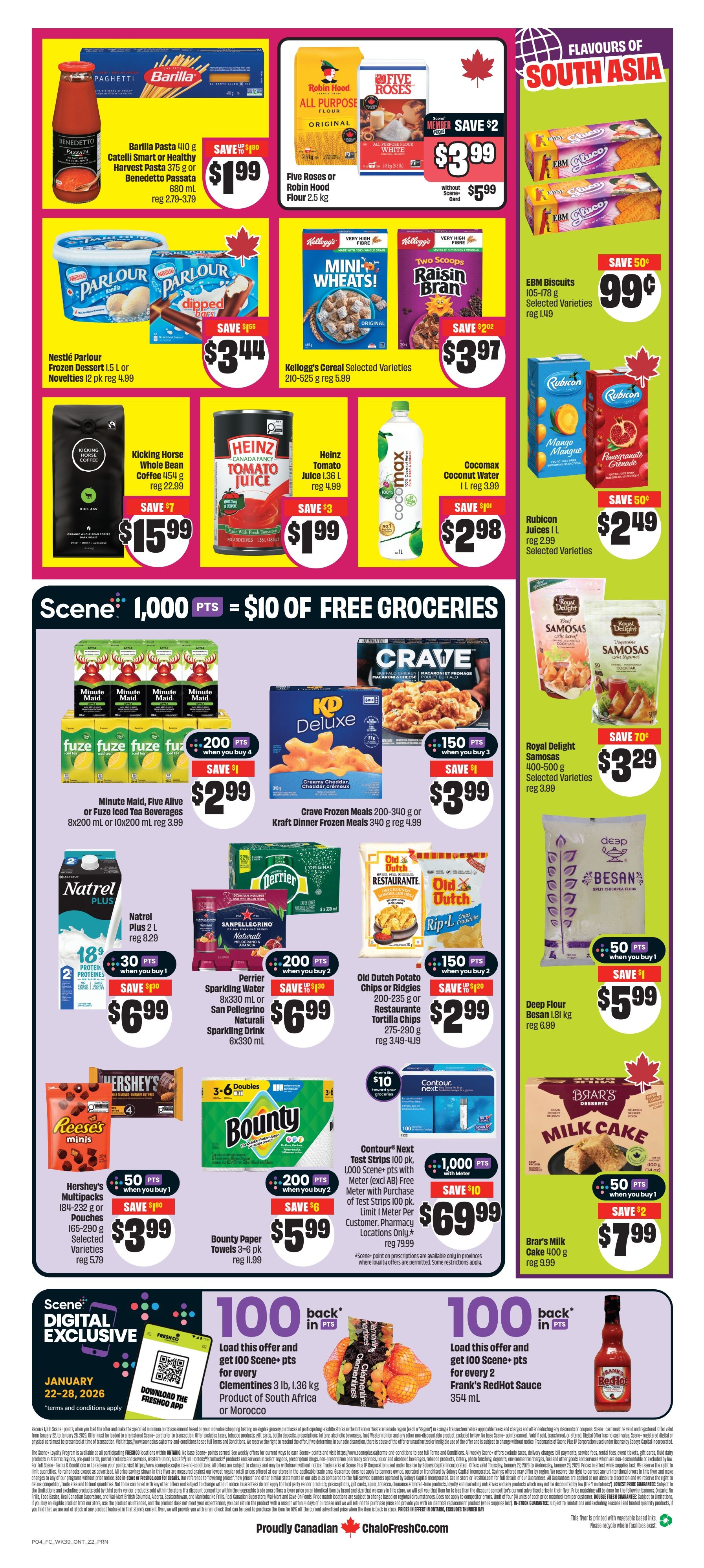 FreshCo - Ontario - Chalo ! Flyer from Jan 22nd to Jan 28th 2026 - Flyers Online