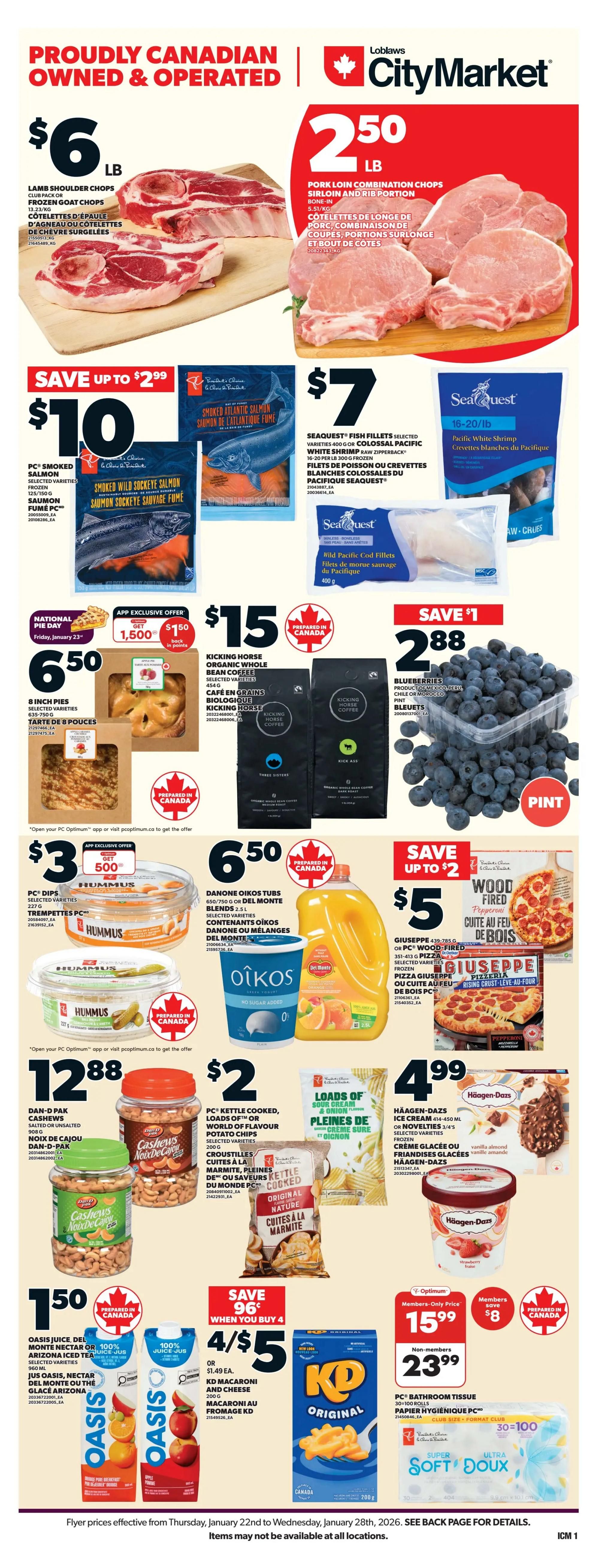 Loblaws - City Market - Weekly Flyer Specials from Jan 22nd to Jan 28th ...