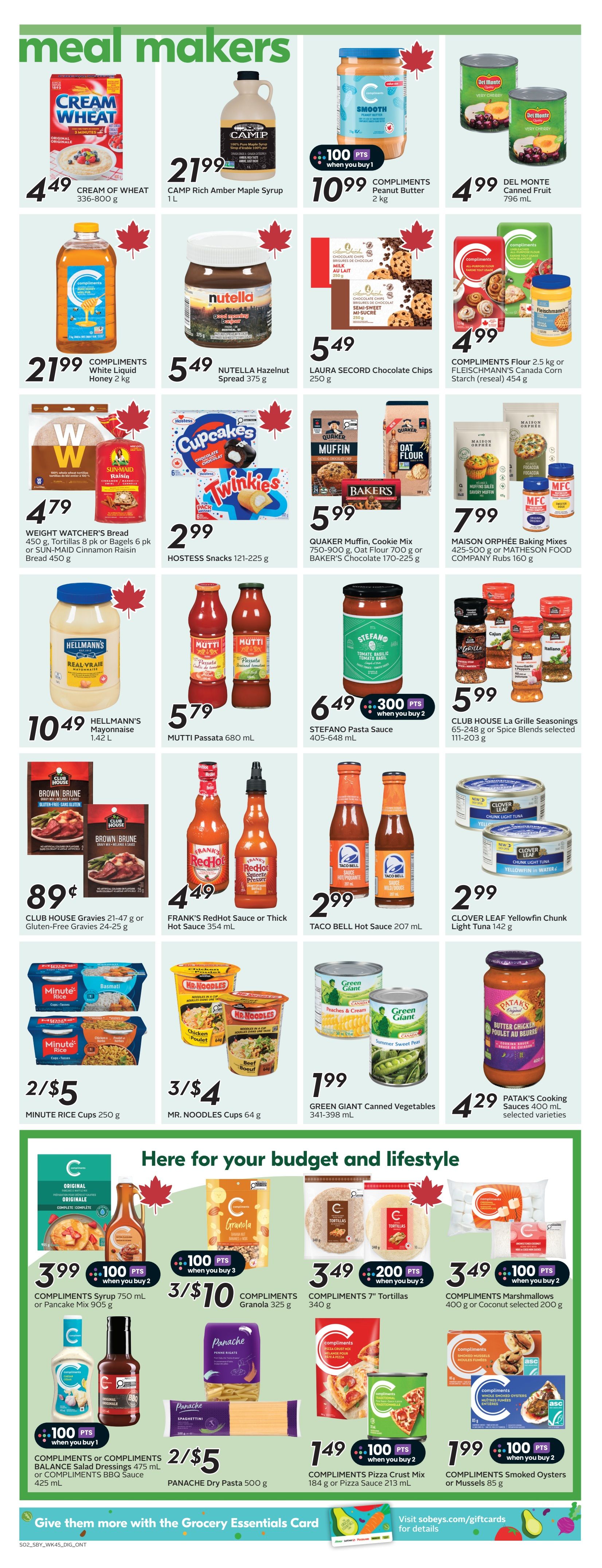 Sobeys Ontario Weekly Flyers | Flyers Online