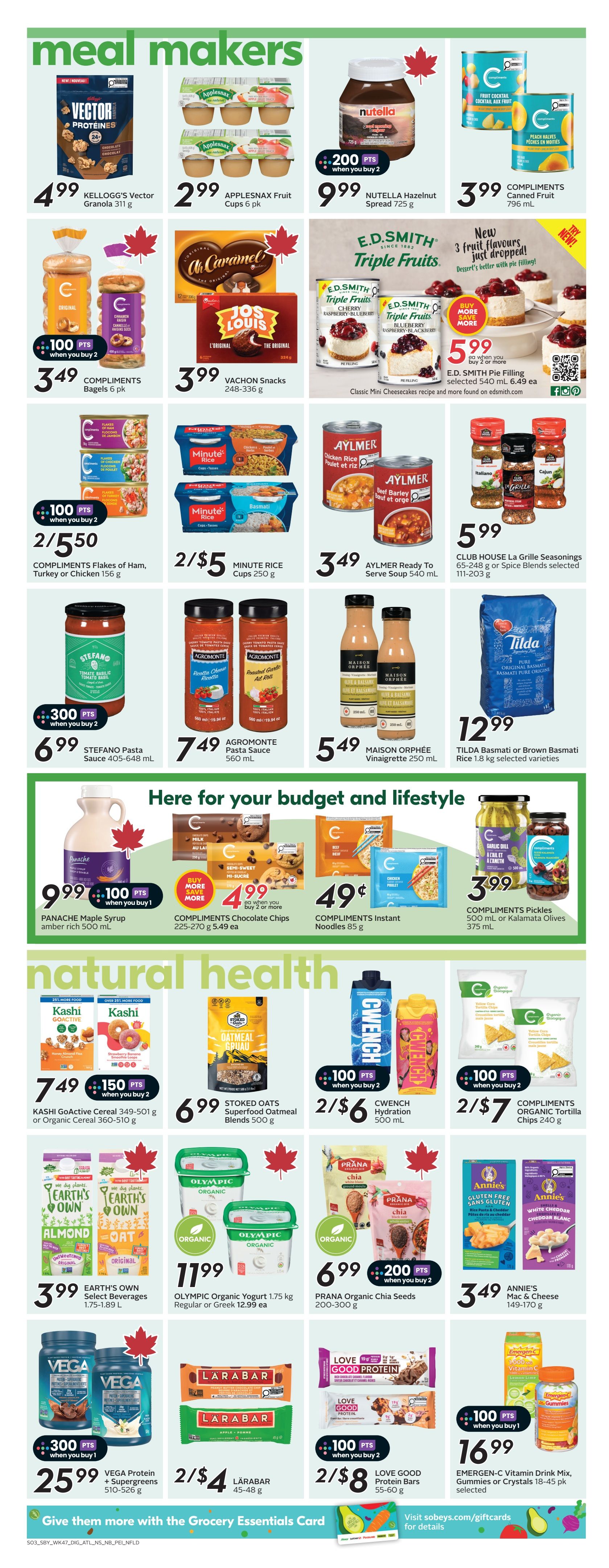 Sobeys Atlantic Canada Weekly Flyers | Flyers Online