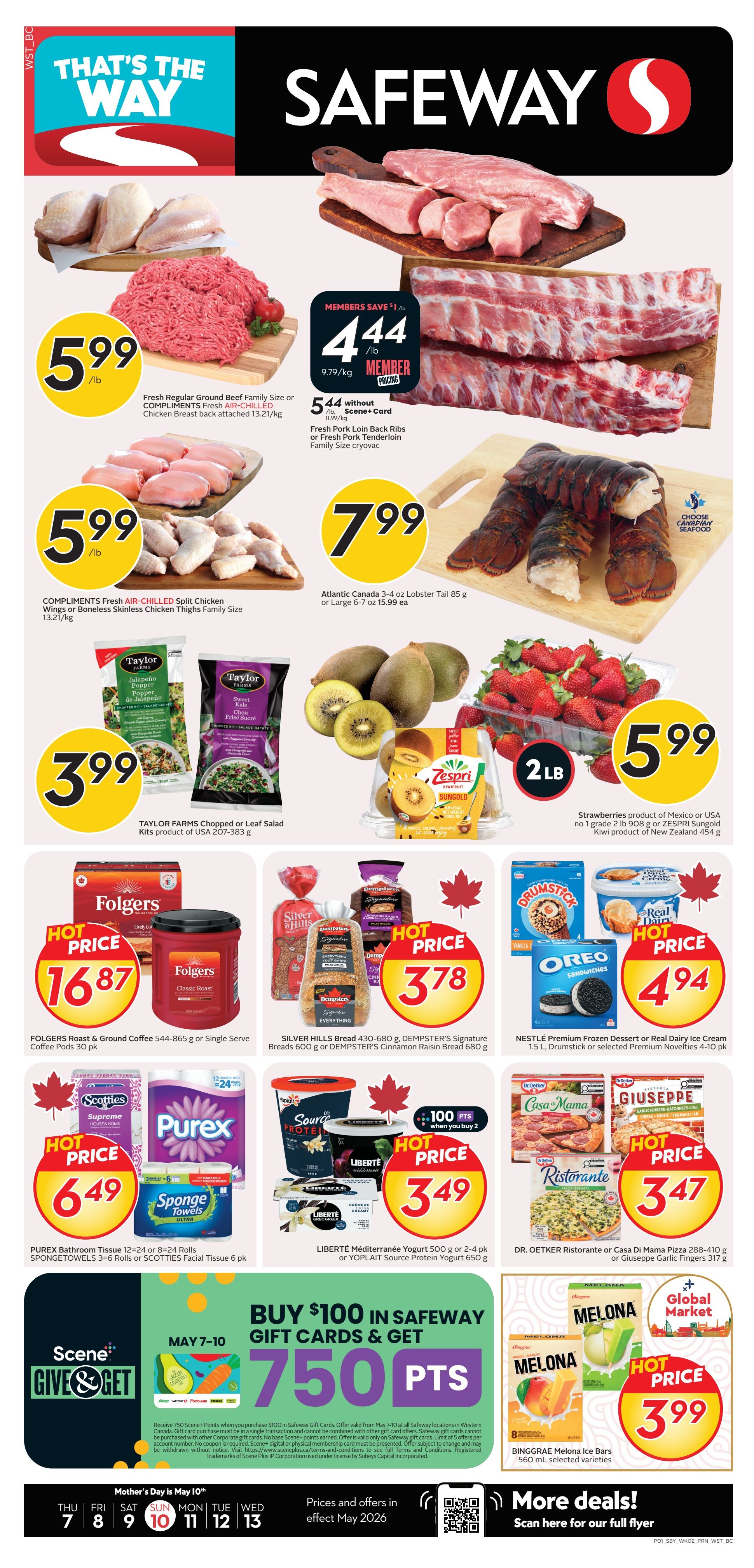 Safeway British Columbia Weekly Flyers - May 7th to May 13th 2026