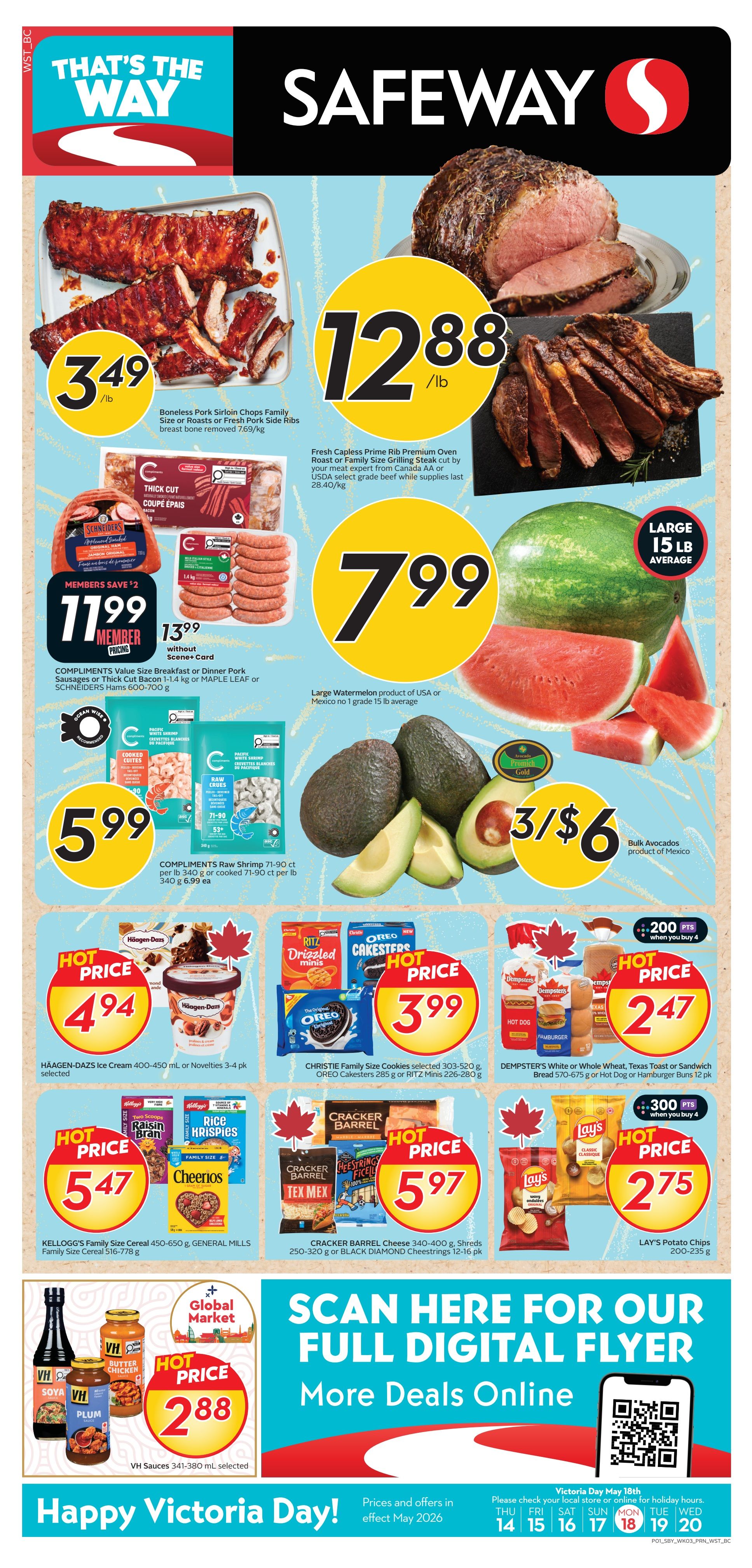 Safeway British Columbia Weekly Flyers - May 14th to May 20th 2026