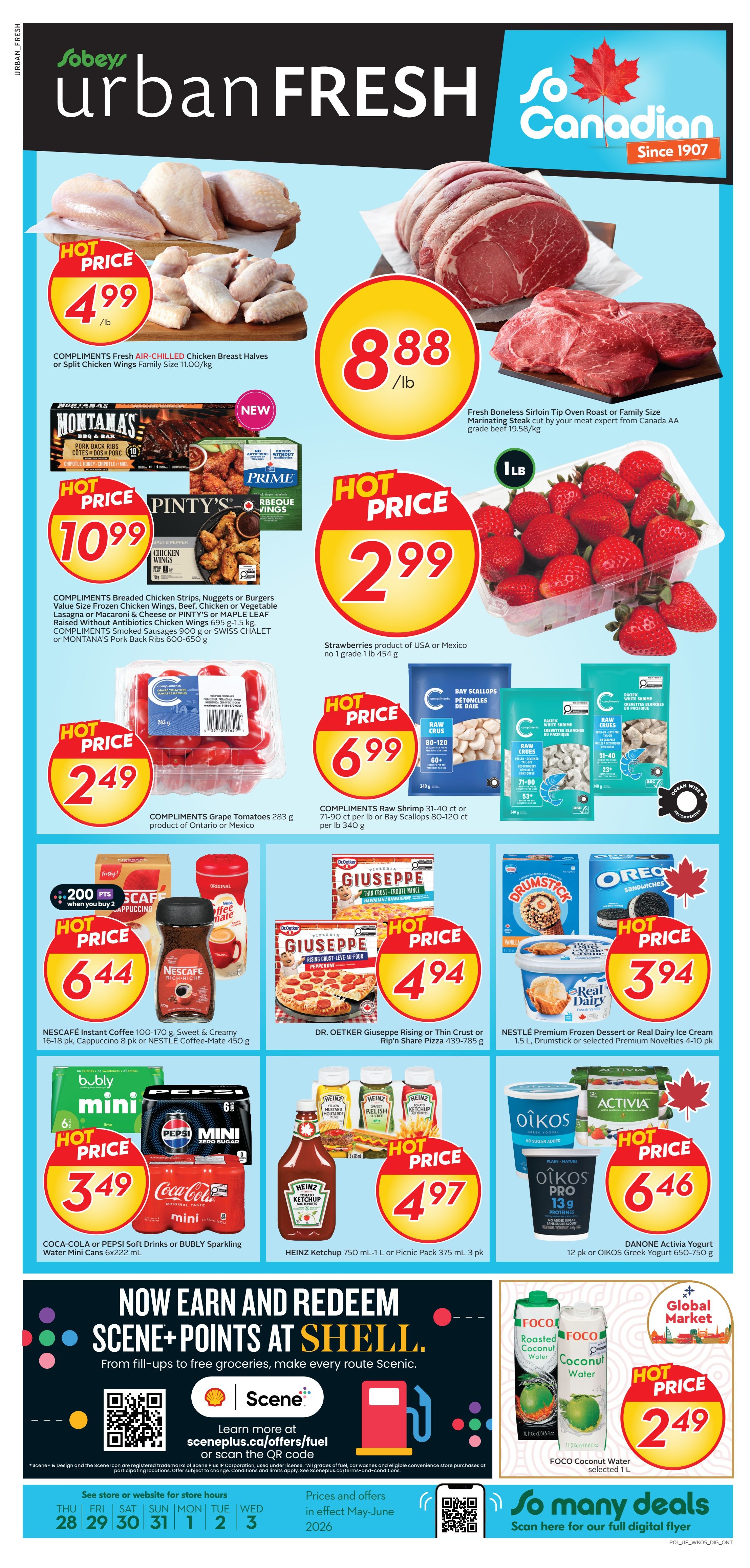 Sobeys Urban Fresh Weekly Flyers